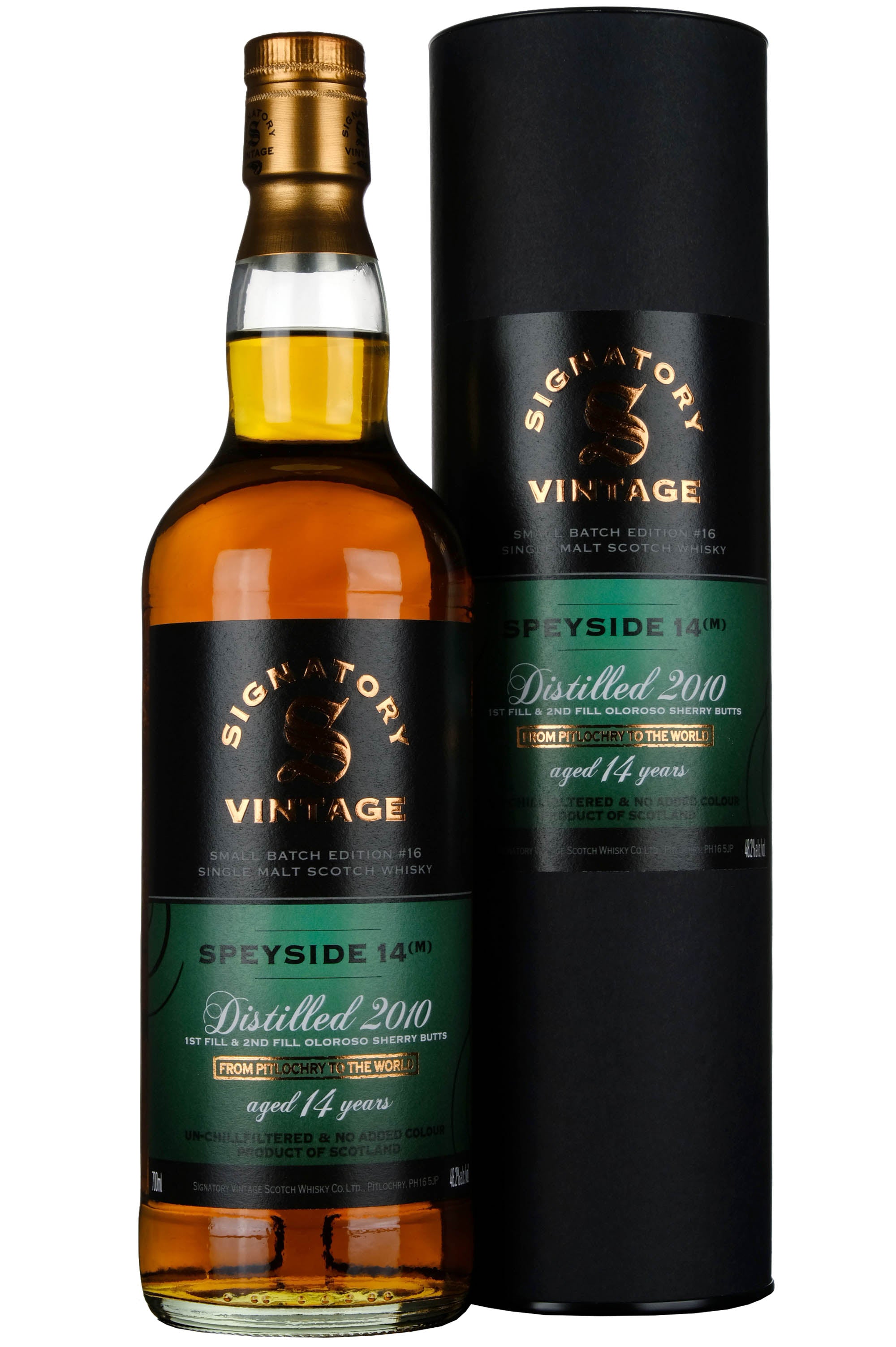 Speyside (M) 2010 - 14 Year Old Signatory Vintage Small Batch Edition 16 - Whisky-Online Shop