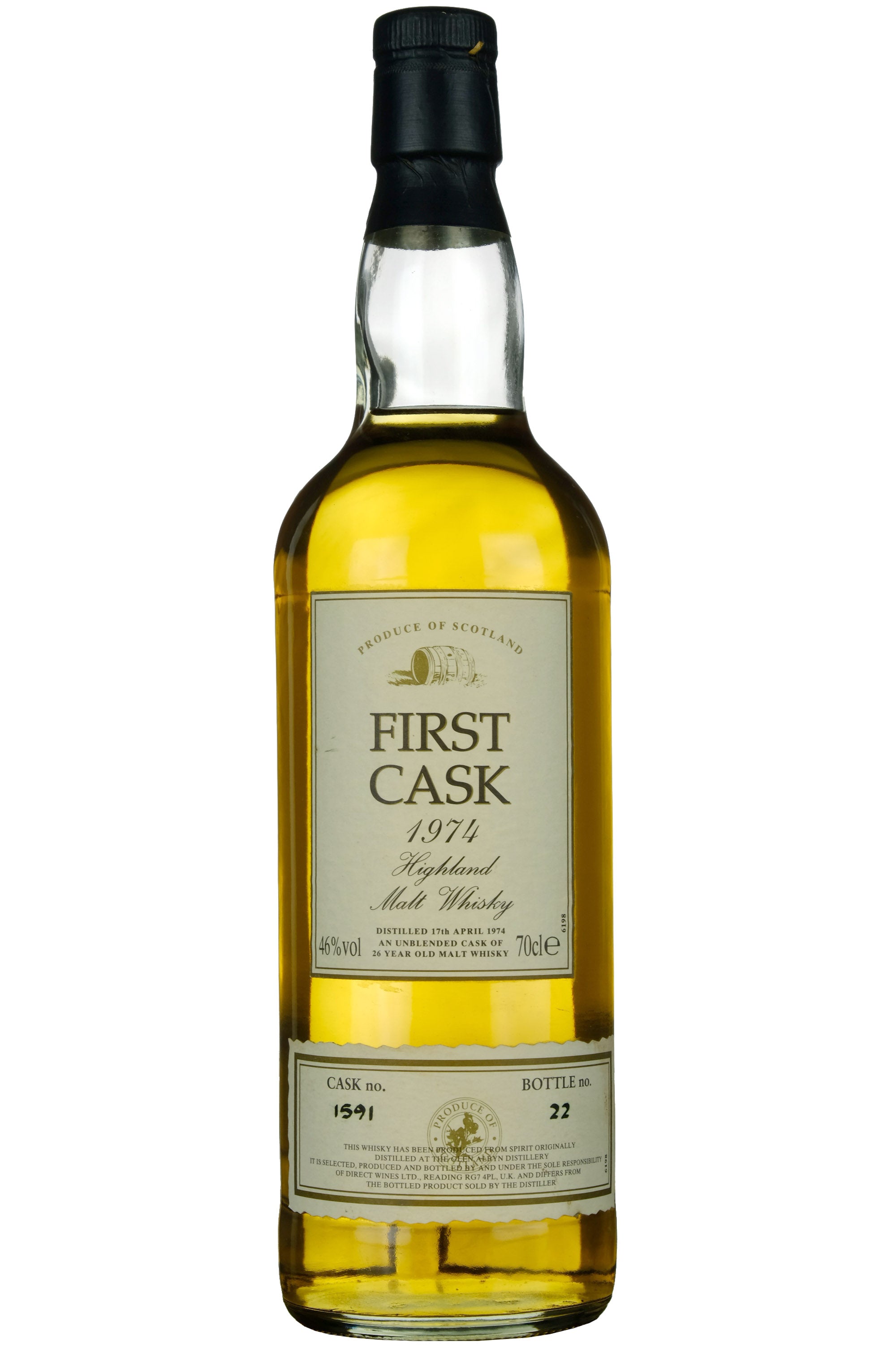 Glen Albyn 1974 | 26 Year Old First Cask Single Cask 1591 - Whisky-Online Shop