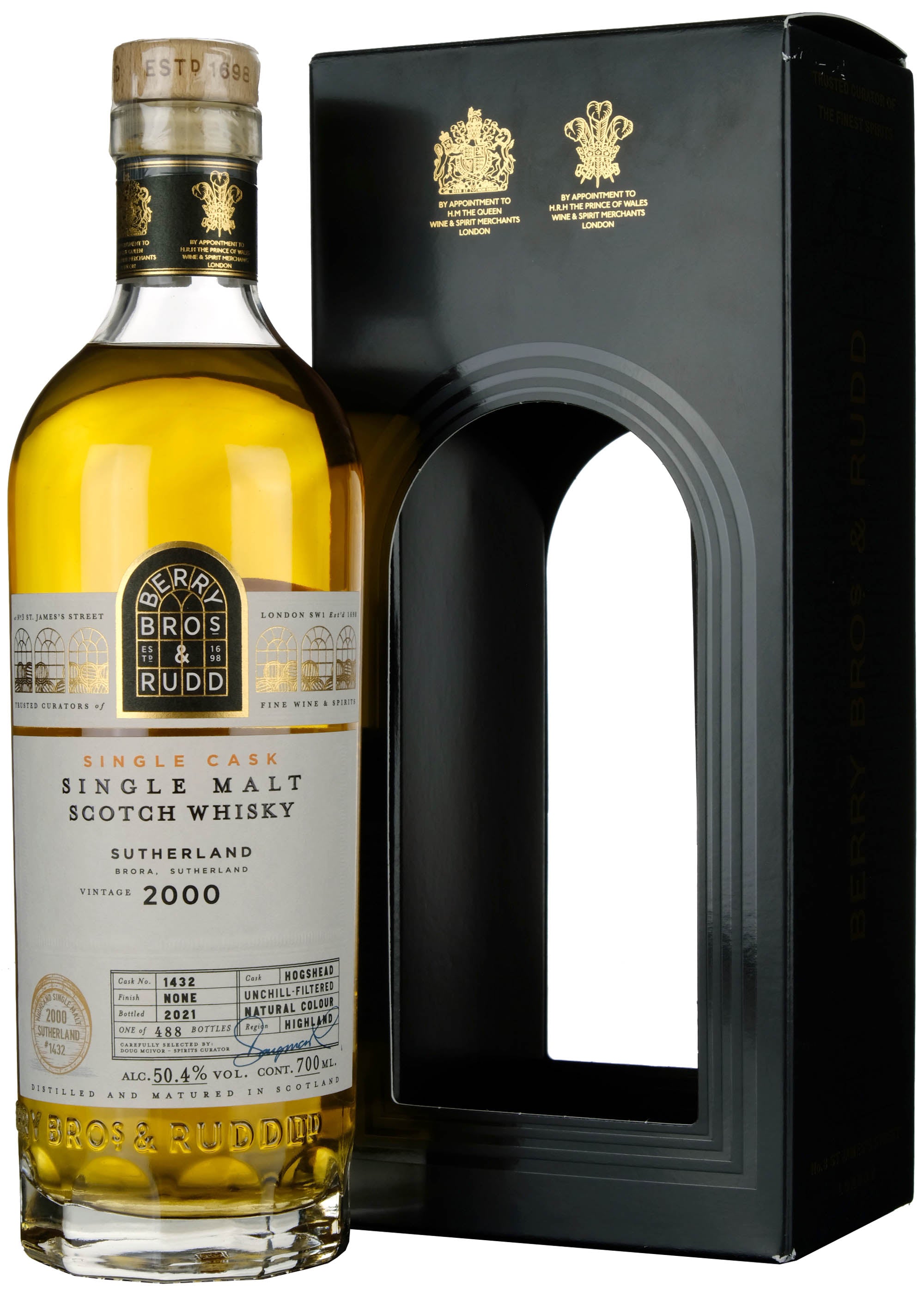 Sutherland 2000 - 20 Year Old Berry Bros & Rudd Single Cask 1432 ...