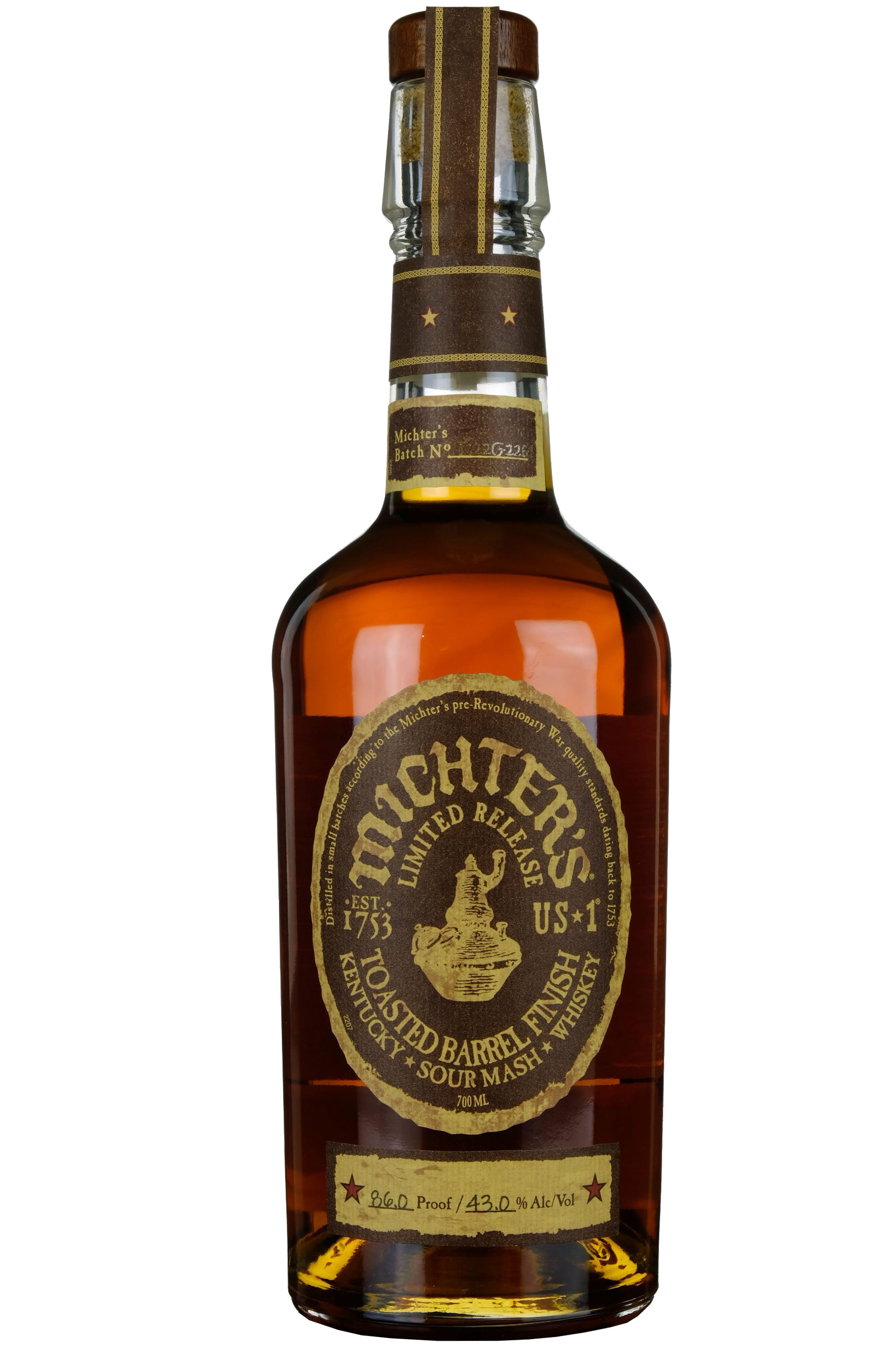 Michter's US*1 Toasted Sour Mash Small Batch Bottled 2022 - Whisky ...
