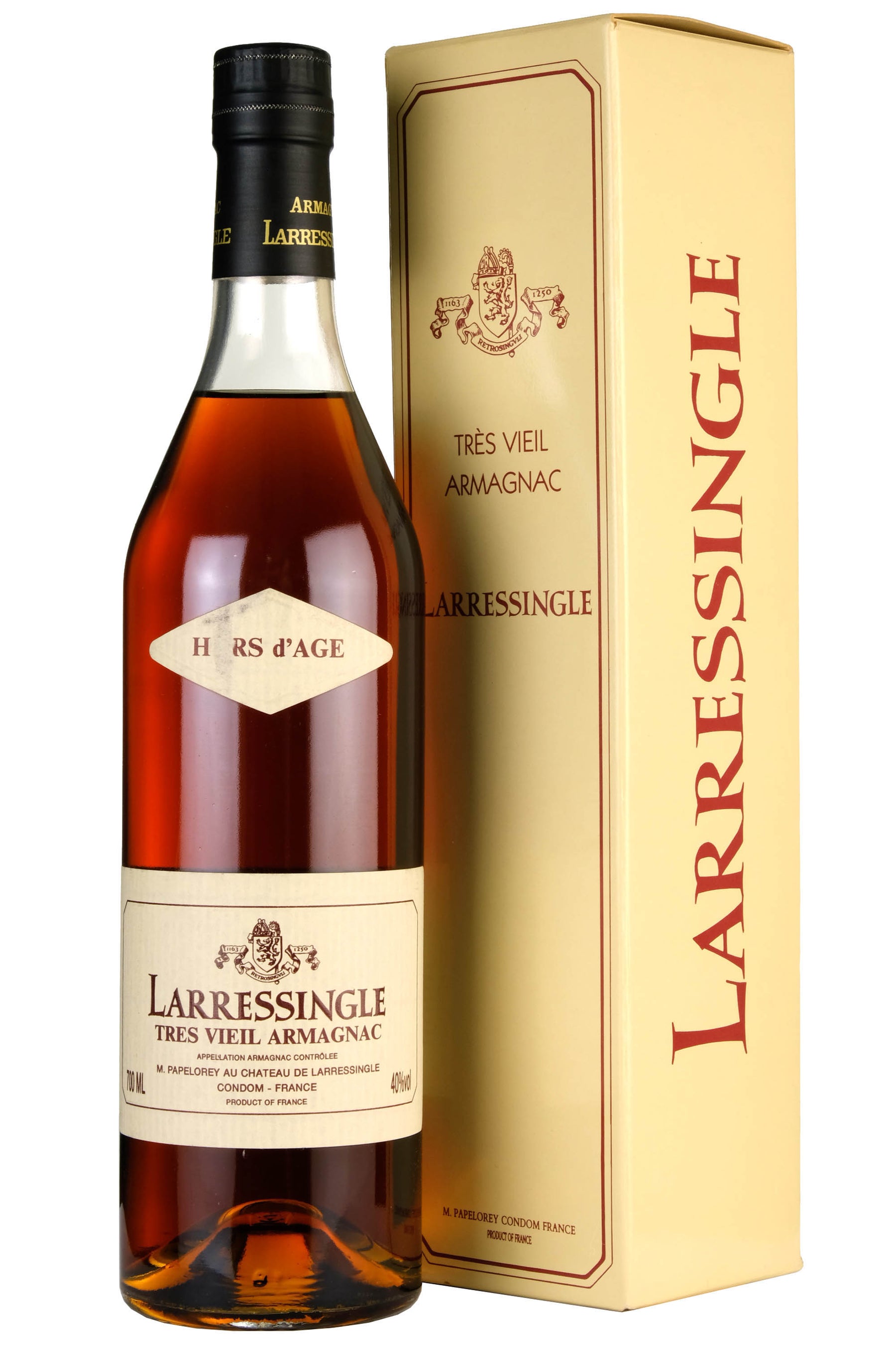 Chateau de Larressingle Hors d'Age Armagnac - Whisky-Online – Whisky ...