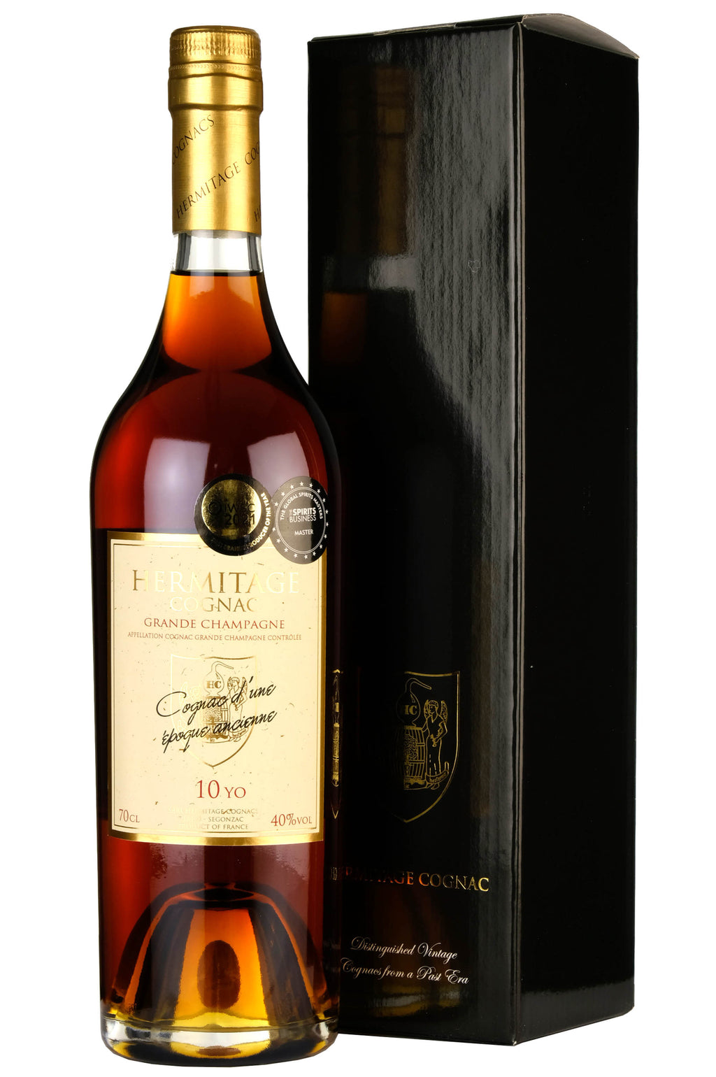 Hermitage 10 Year Old Grande Champagne Cognac Whisky-Online – Whisky ...