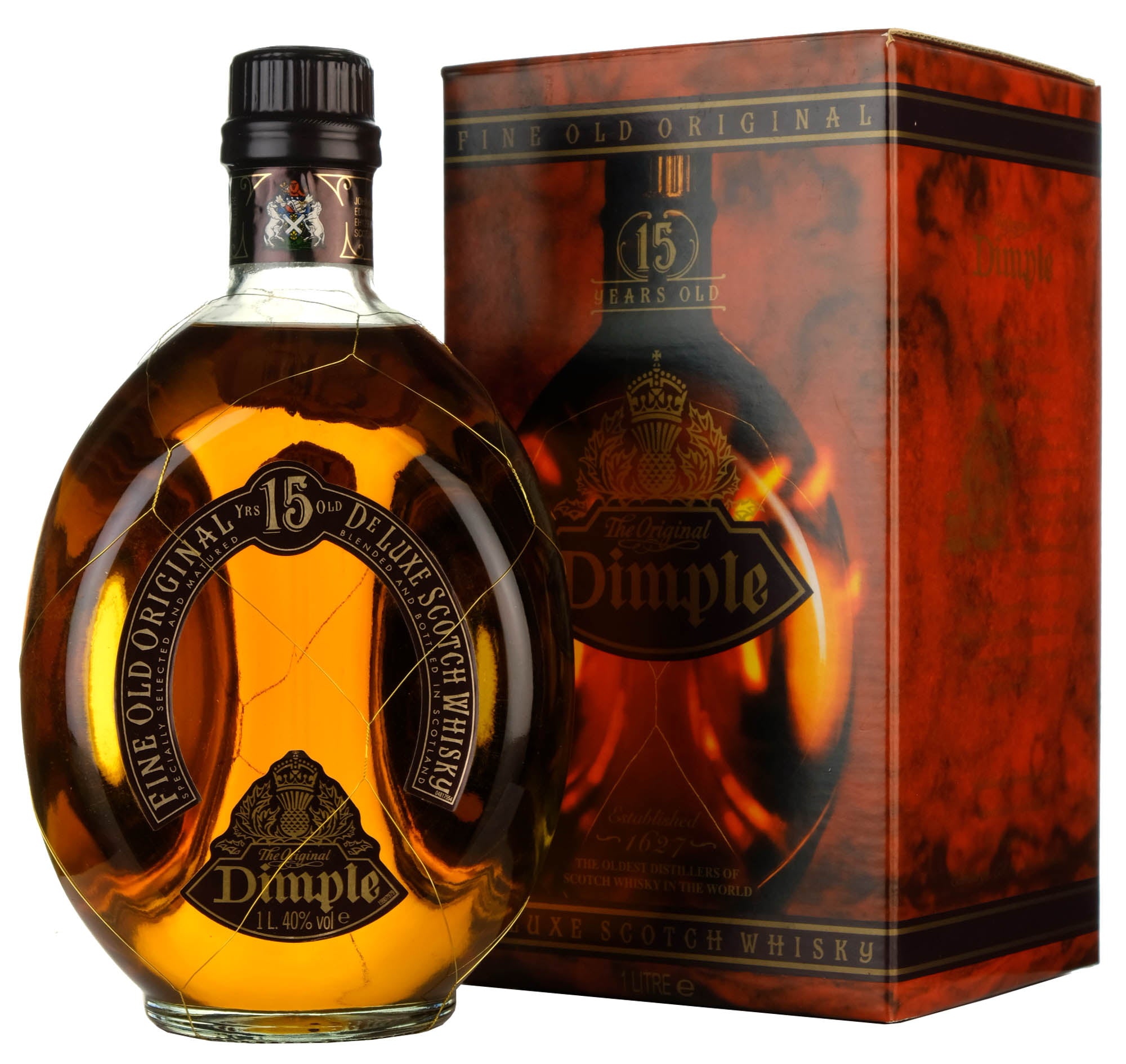 Dimple 15 Year Old Fine Old Original 2000s 1 Litre - Whisky-Online Shop