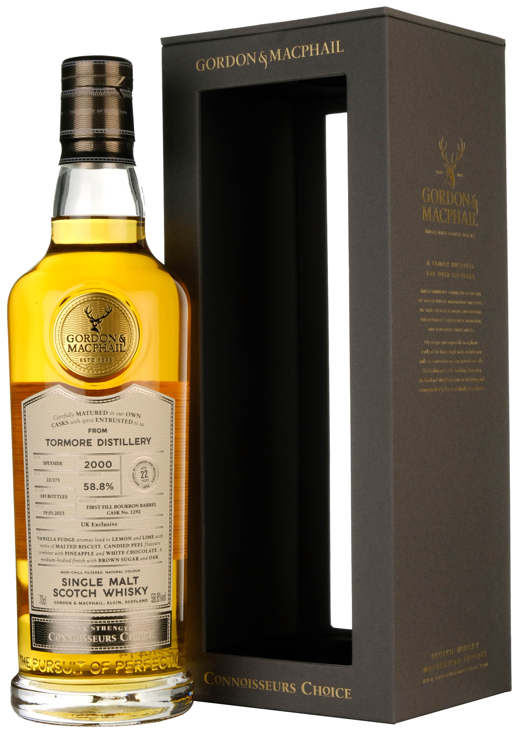 Tormore 2000 - 22 Year Old G&M Connoisseurs Choice Single Cask 1292 ...