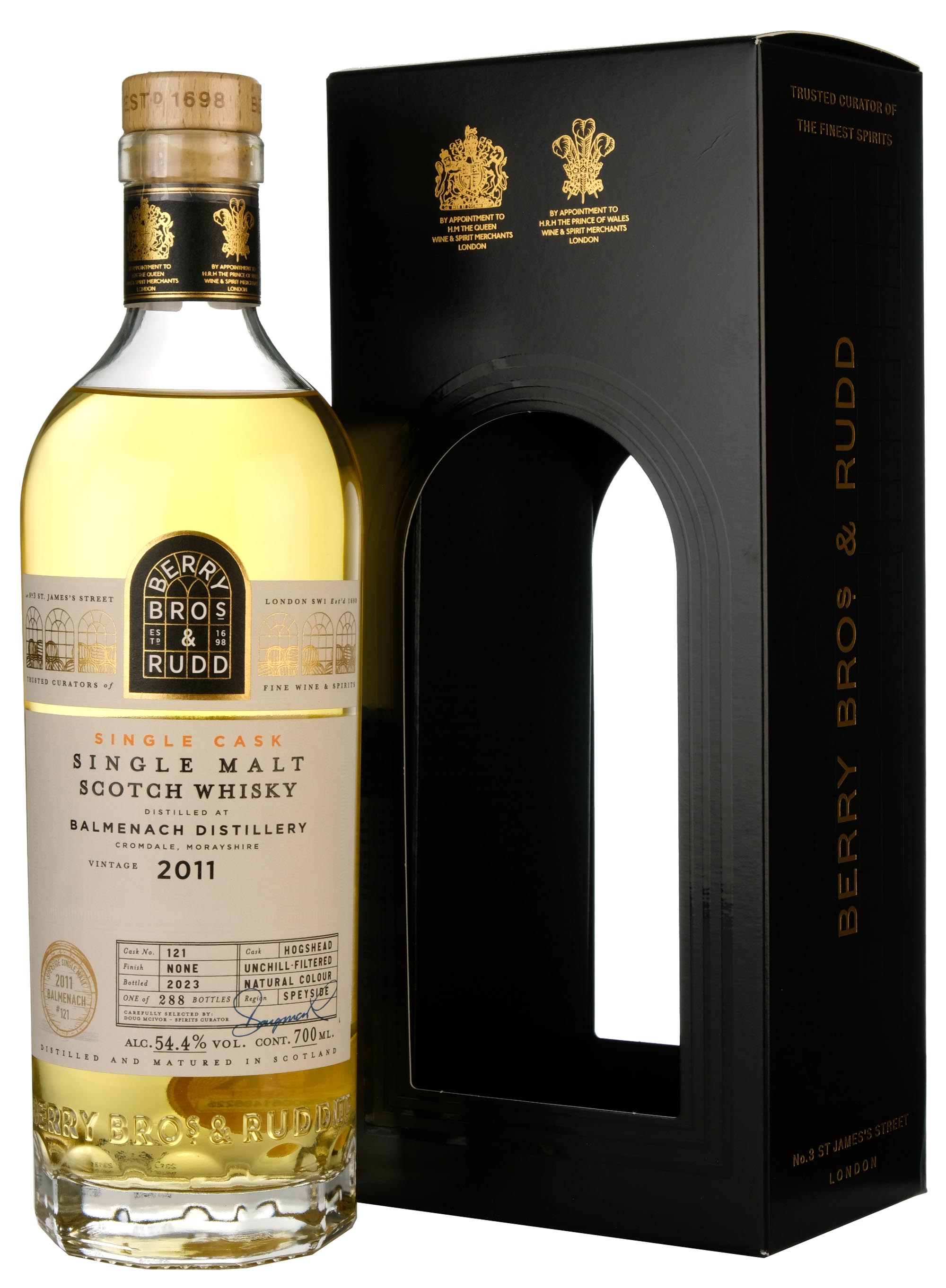 Balmenach 2011 12 Year Old Berry Bros & Rudd Single Cask 121 - Whisky ...