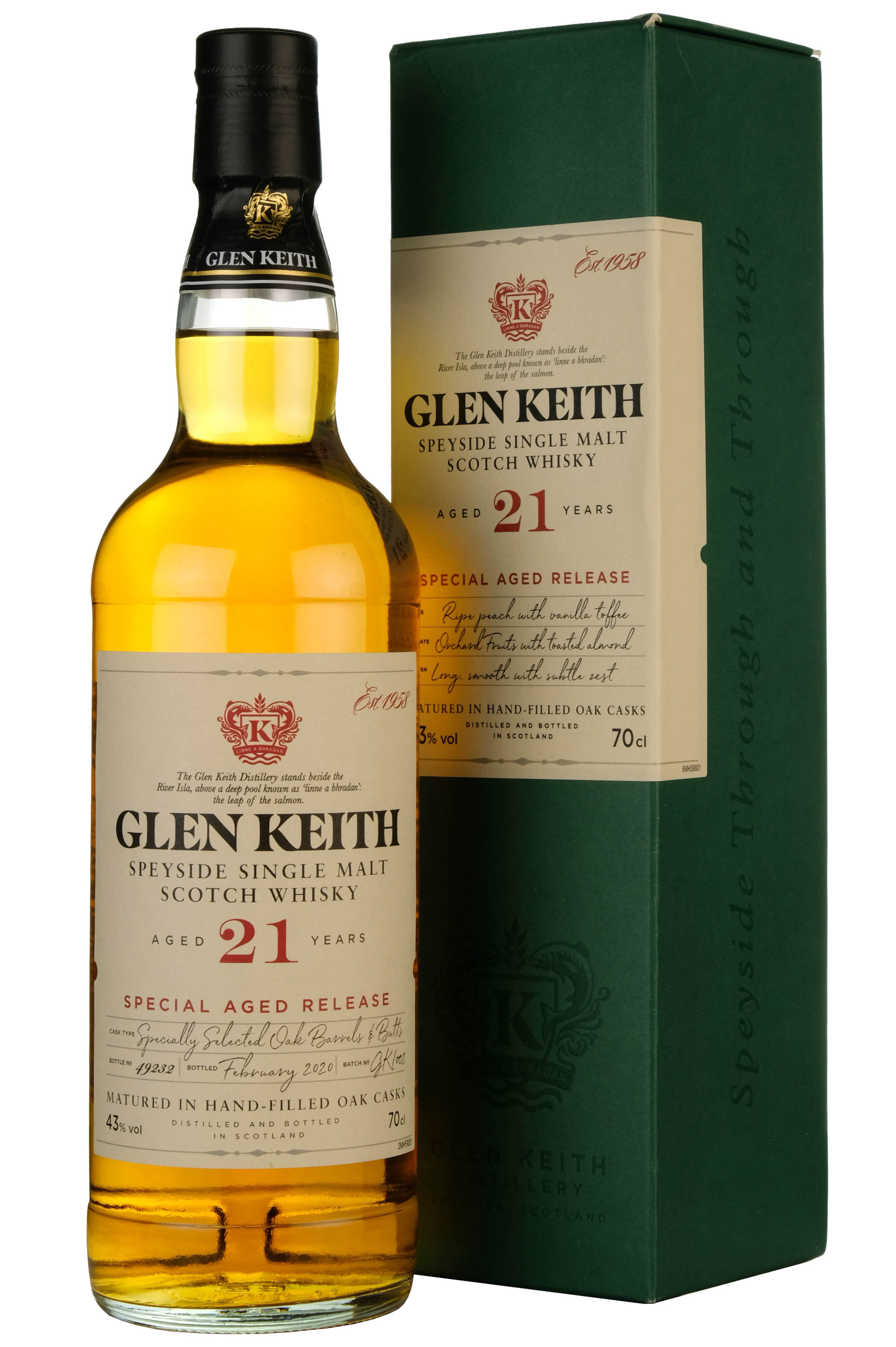 Glen Keith 21 Year Old Batch 2 | 2020 Release - Whisky-Online Shop