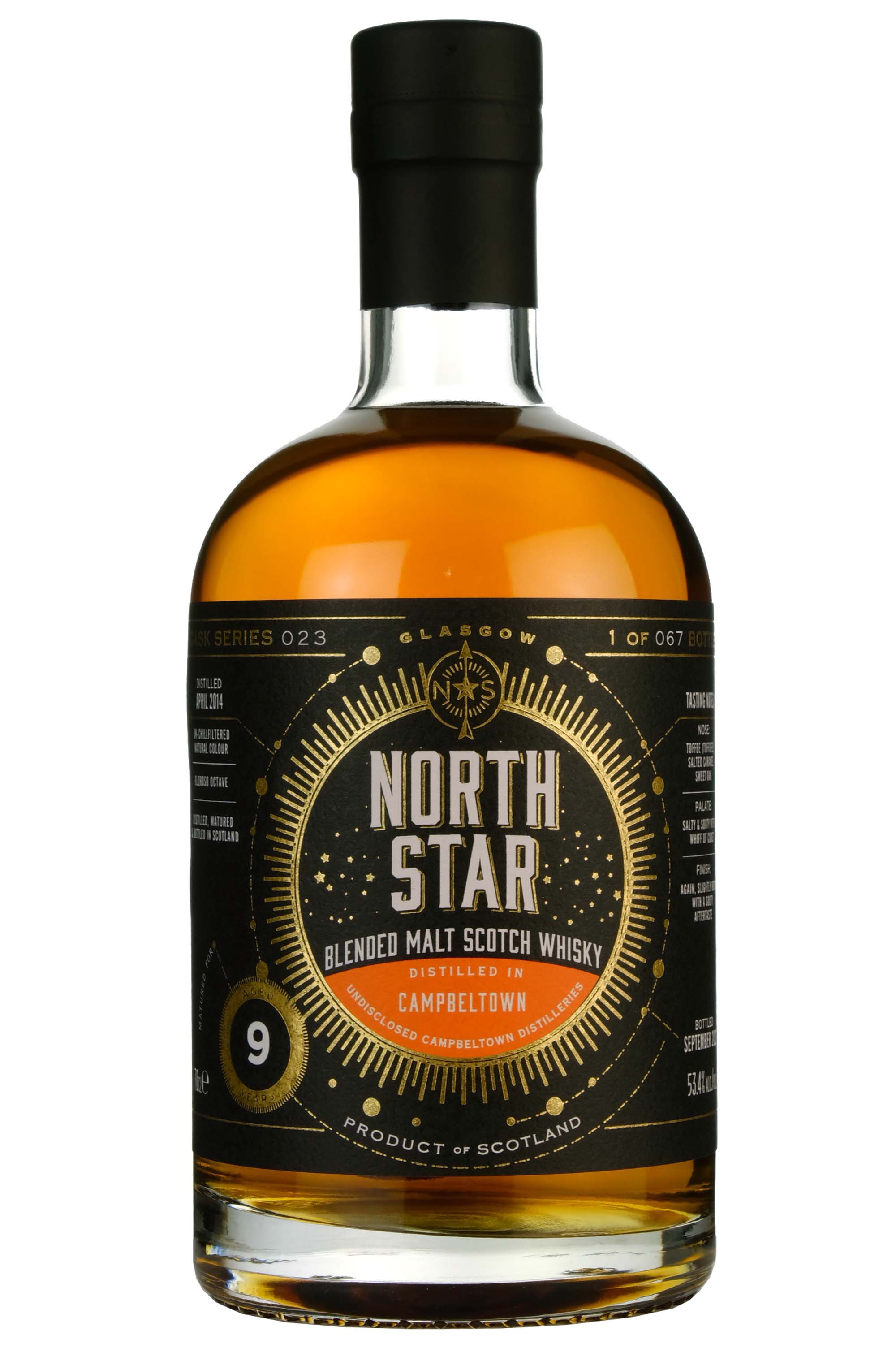 Campbeltown 2014 9 Year Old Blended Malt North Star Spirits - Whisky ...