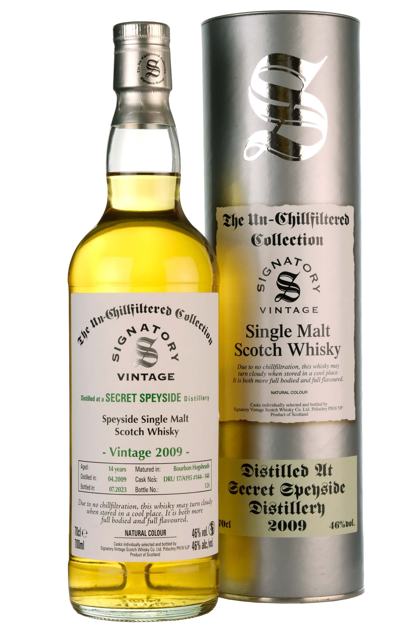 Secret Speyside 2009 14 Year Old Signatory Vintage Small Batch - Whisky ...