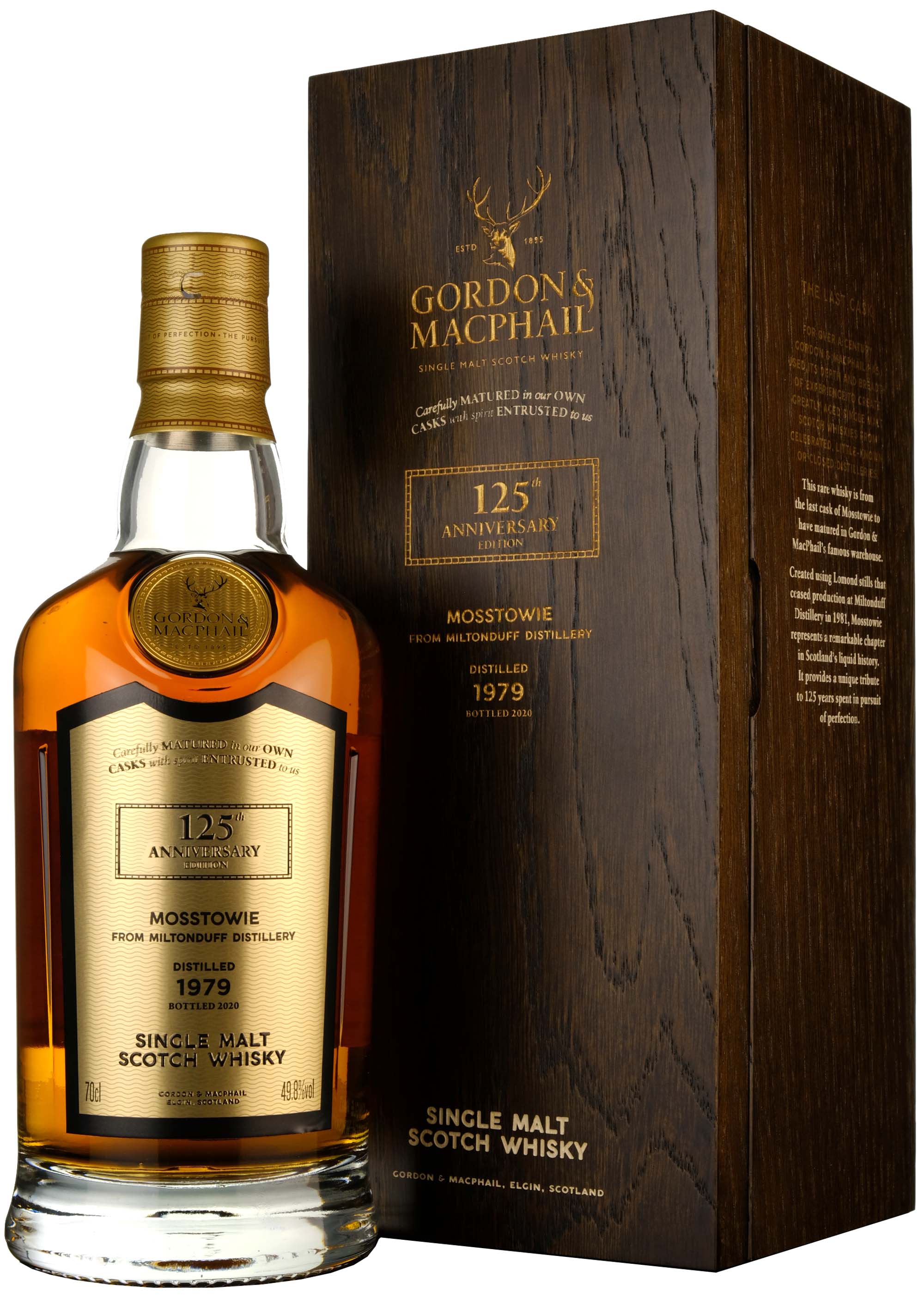Mosstowie 1979 - 40 Year Old G&M 125th Anniversary Single Cask 20323 ...