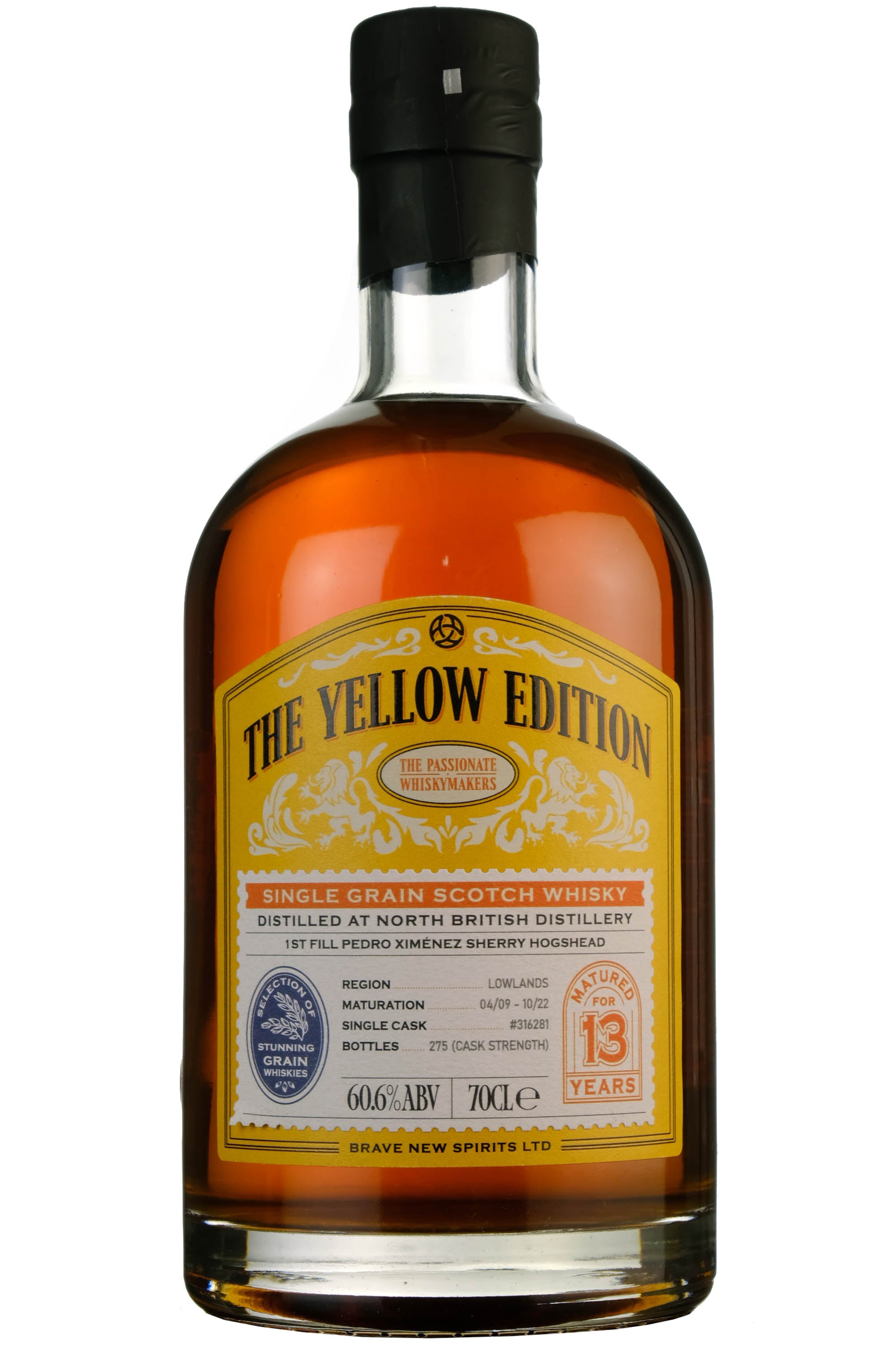 North British 2009 - 13 Year Old Brave New Spirits The Yellow Edition ...