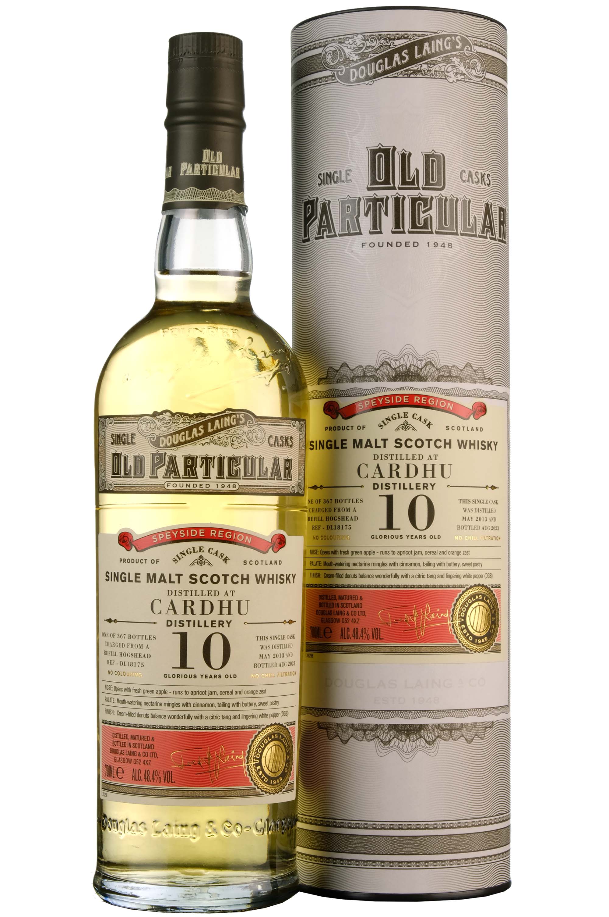 Cardhu 2013 - 10 Year Old Douglas Laing Old Particular Single Cask ...
