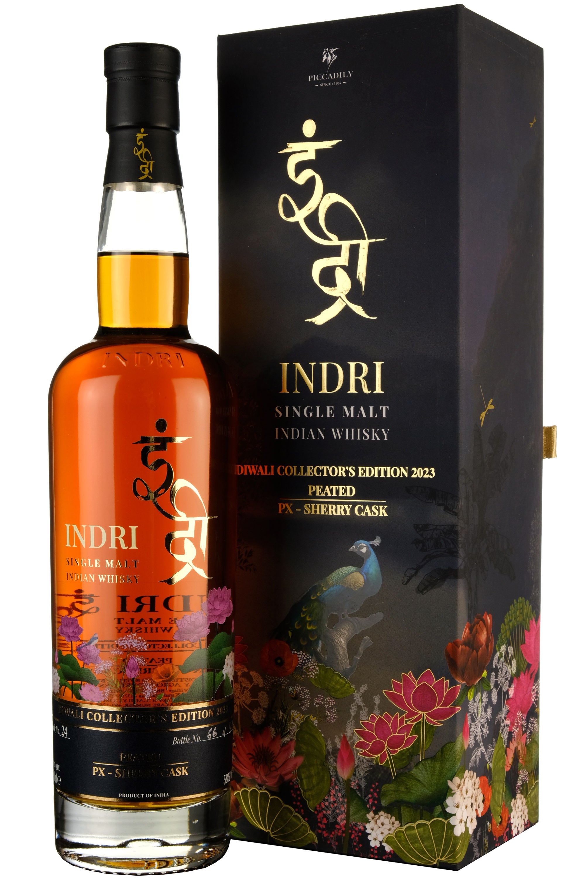 Indri Diwali Collector's Edition 2023 Single Cask 24 Indian Whisky ...