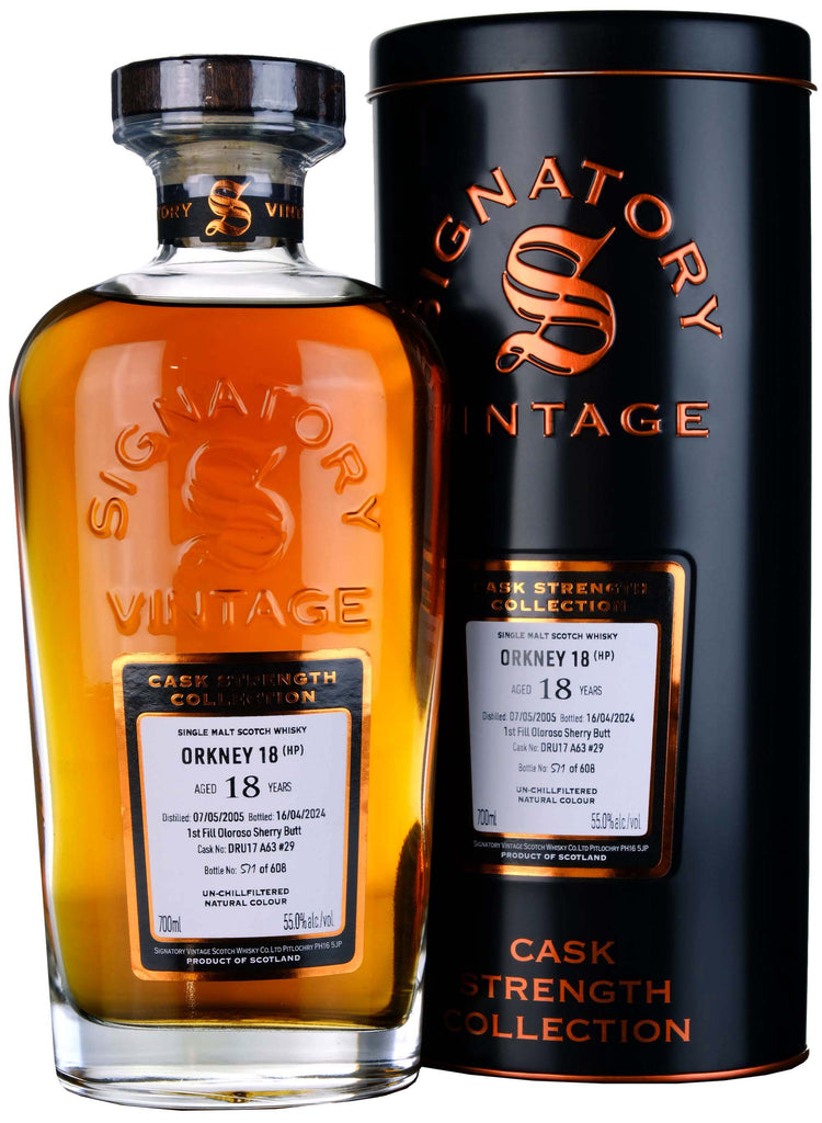 Orkney 2005 18 Year Old Signatory Vintage Single Cask #29 - Whisky ...