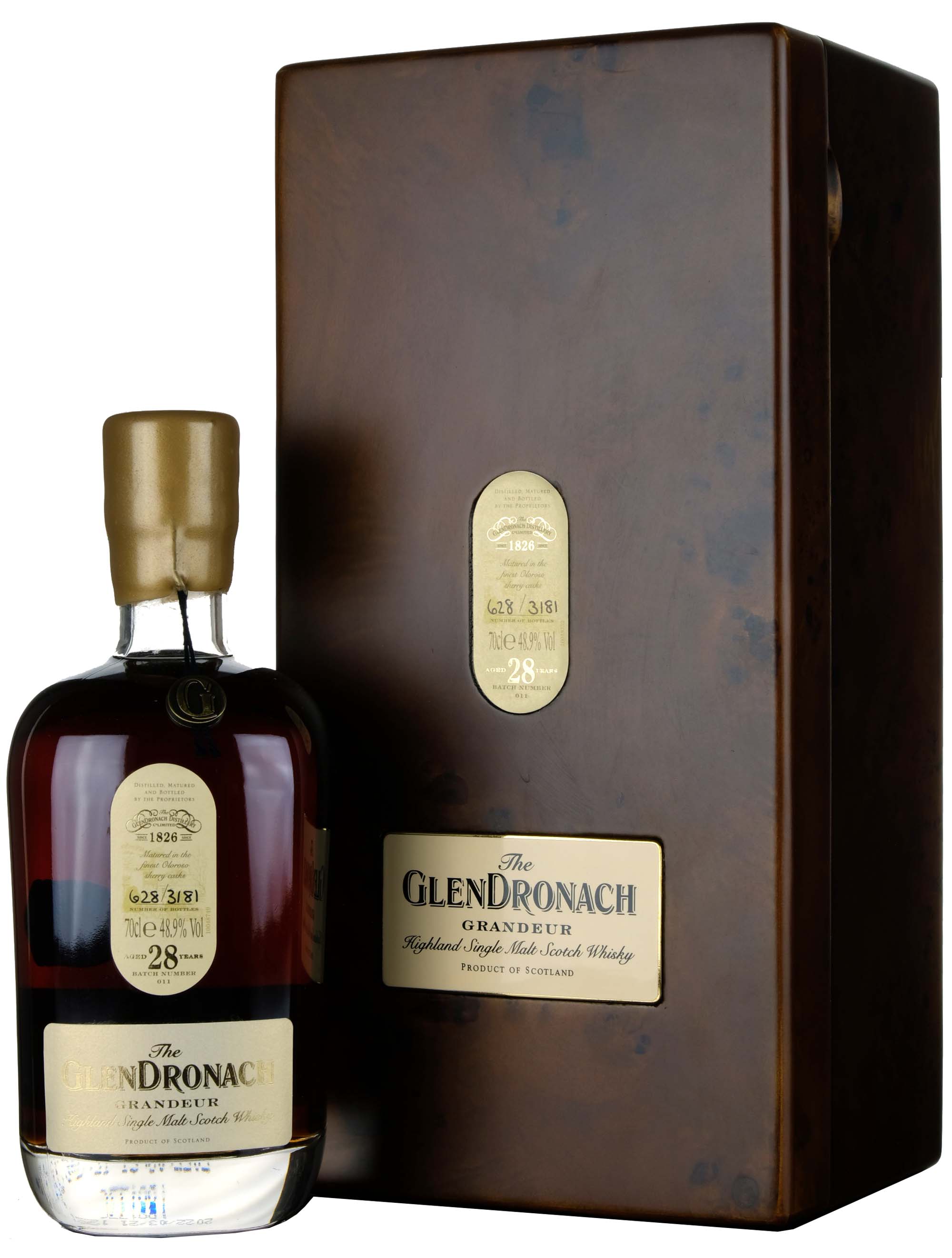 Glendronach 28 Year Old Grandeur Batch 11 Bottled 2022 - Whisky-Online Shop