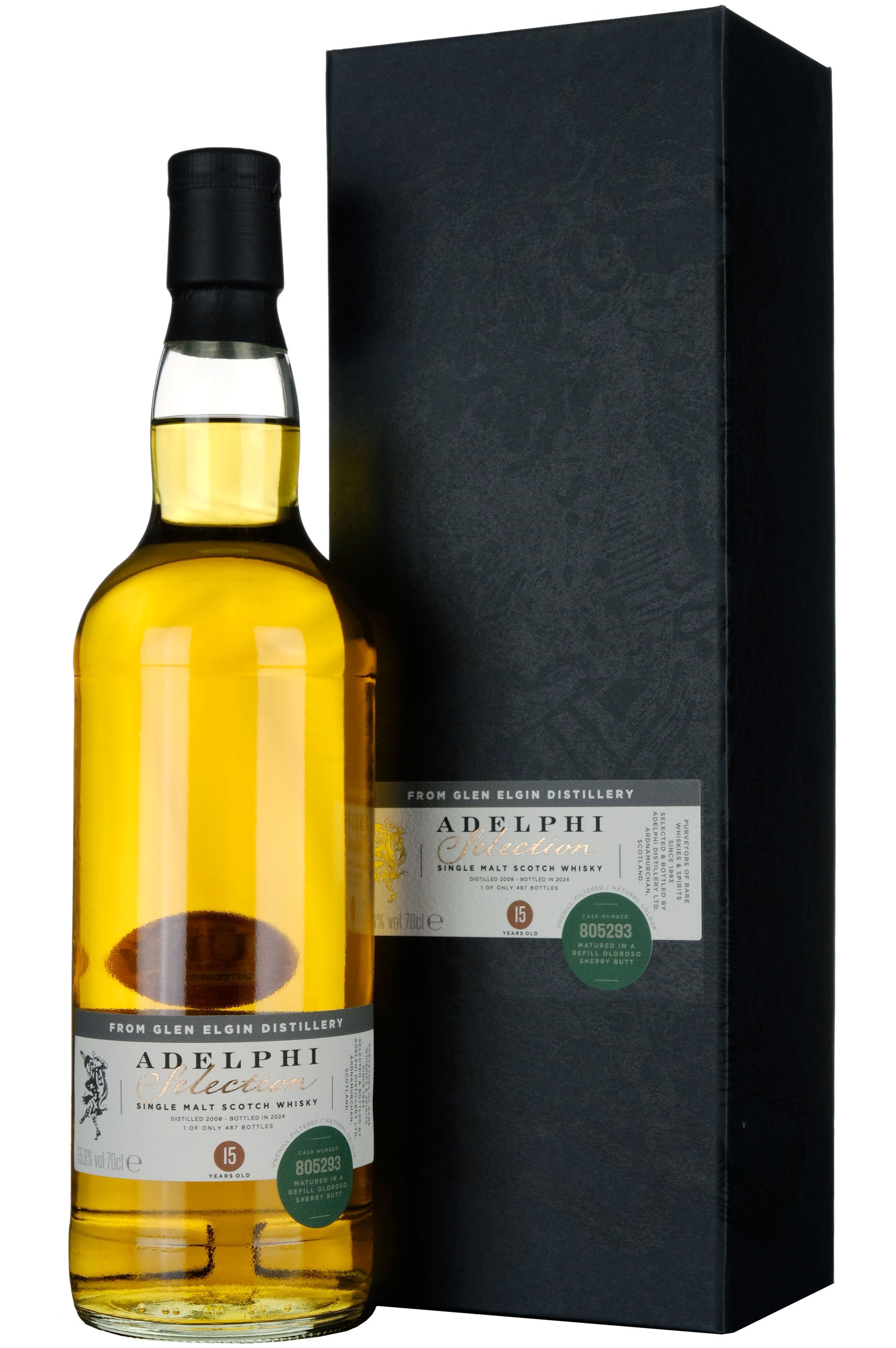Glen Elgin 2008-2024 | 15 Year Old Adelphi Selection Single Cask 805293 ...