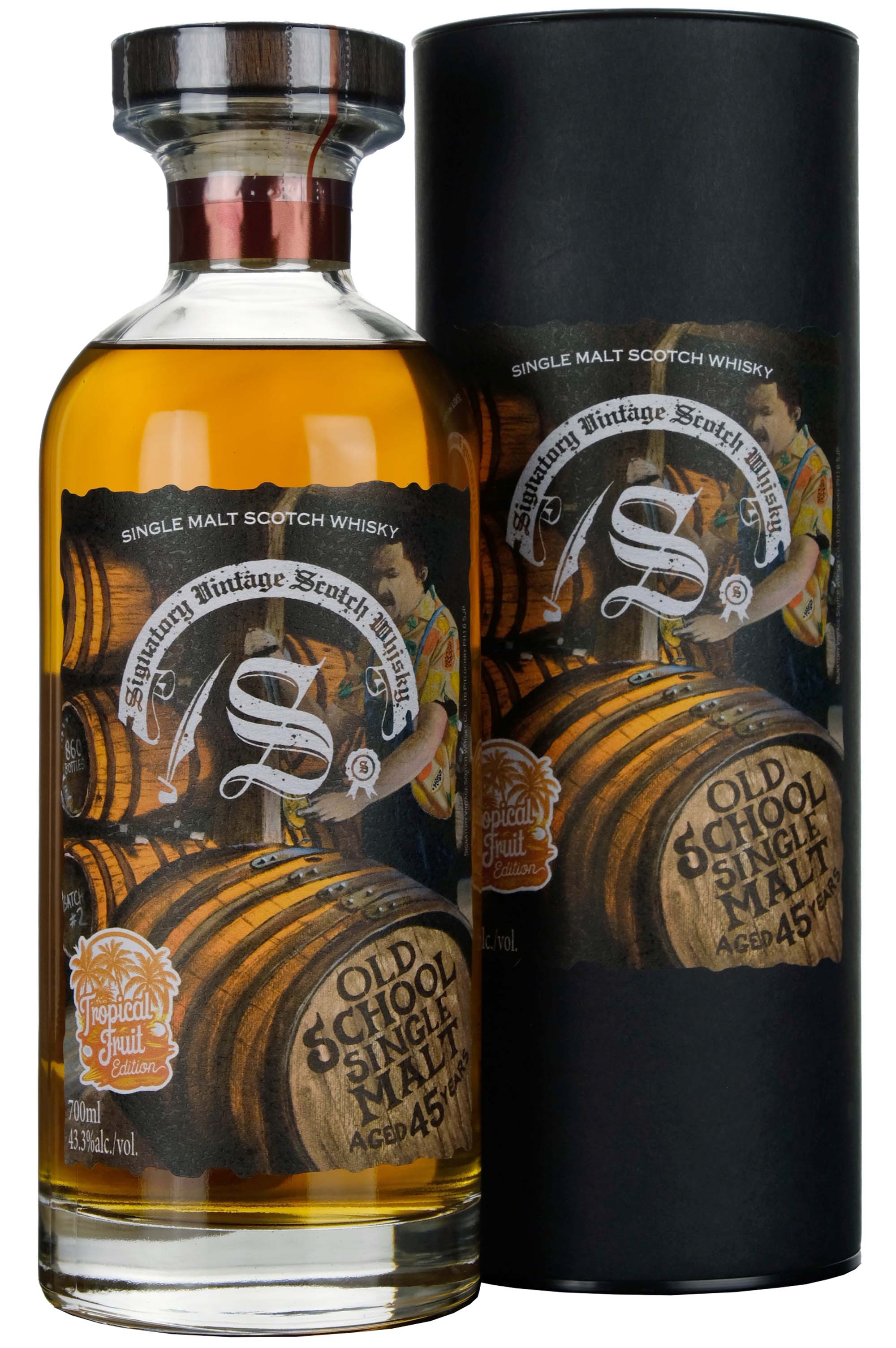 Old School Single Malt 45 Year Old Batch 2 Bottled 2024 - Whisky-Online ...