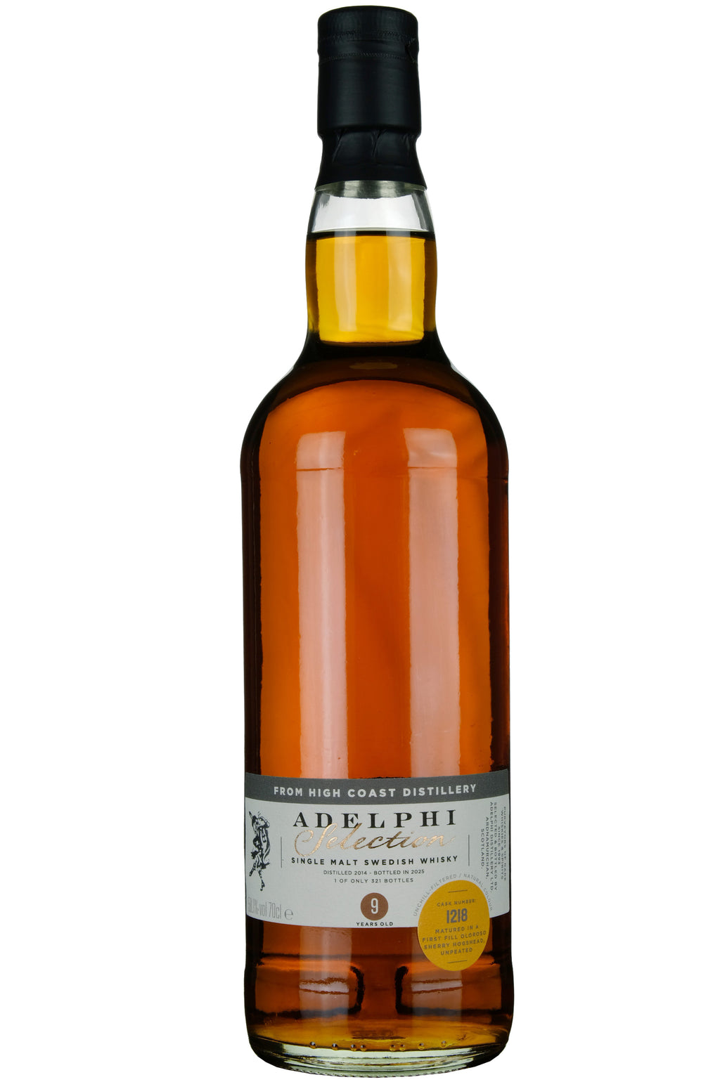 High Coast 2014-2025 | 9 Year Old Adelphi Selection Single Cask 1218 ...
