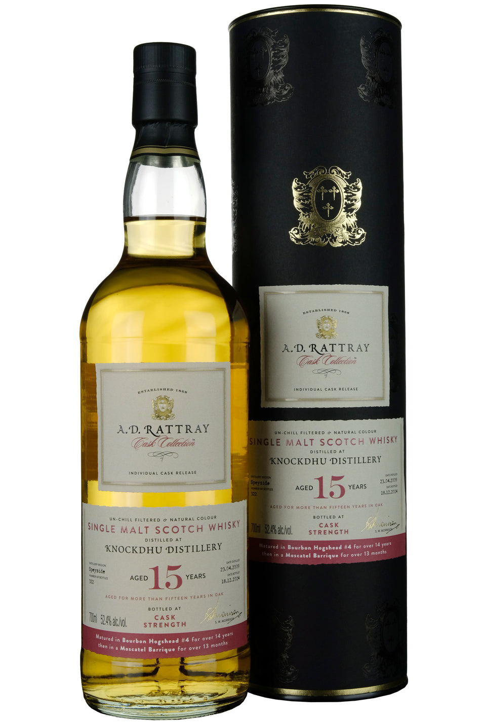 Knockdhu 2009 - 15 Year Old A. D. Rattray Cask Collection 4 - Whisky ...