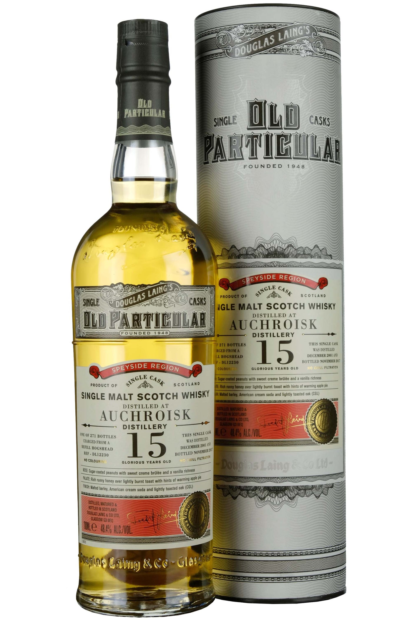 Auchroisk 2001-2017 | 15 Year Old Douglas Laing Old Particular Single ...