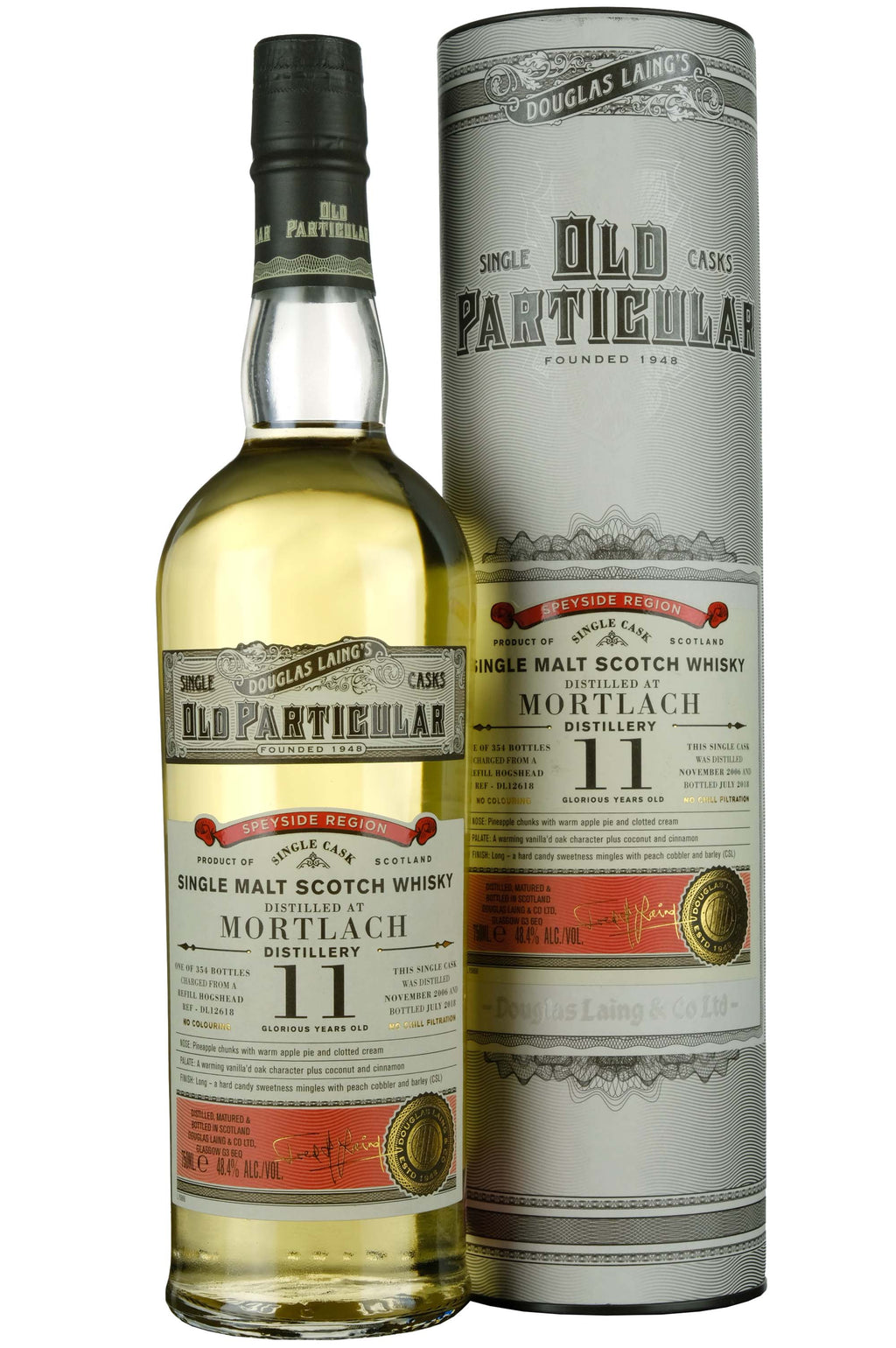Mortlach 2006 - 11 Year Old Douglas Laing Old Particular DL12618 ...