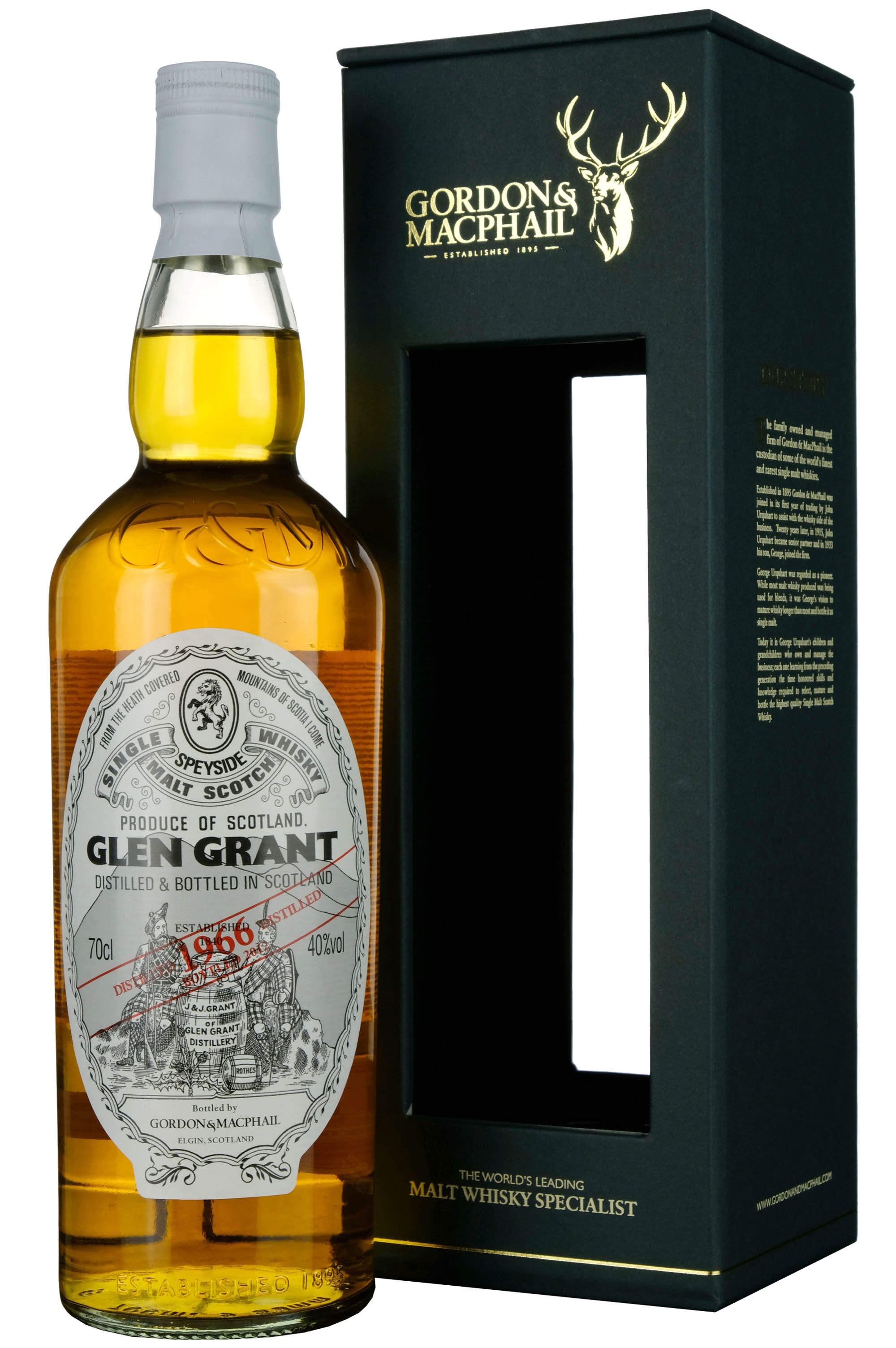 Glen Grant 1966-2012 Gordon & MacPhail Distillery Label - Whisky-Online ...