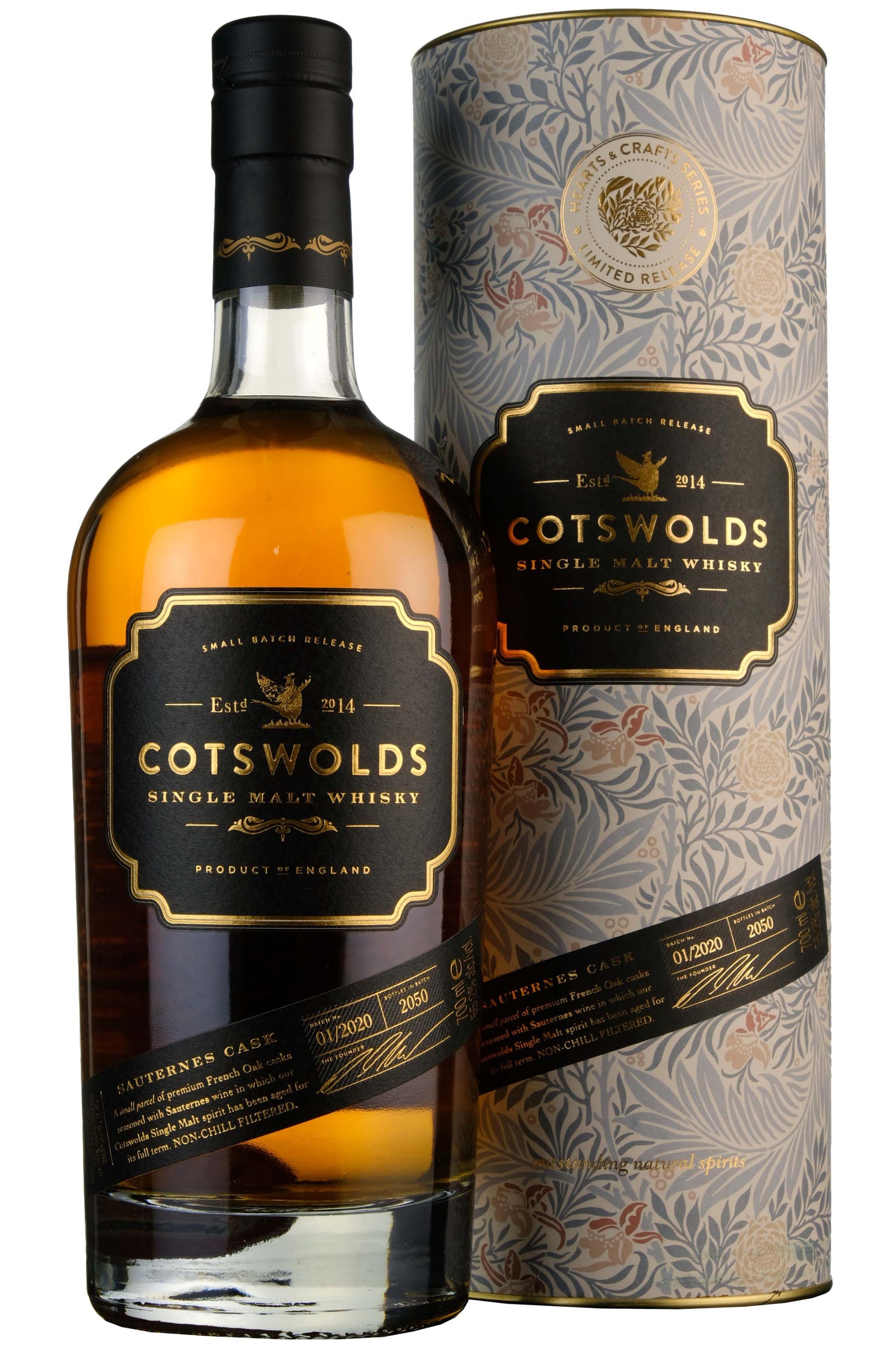 Cotswolds Sauternes Cask Batch 1 Bottled 2020 - Whisky-Online Shop