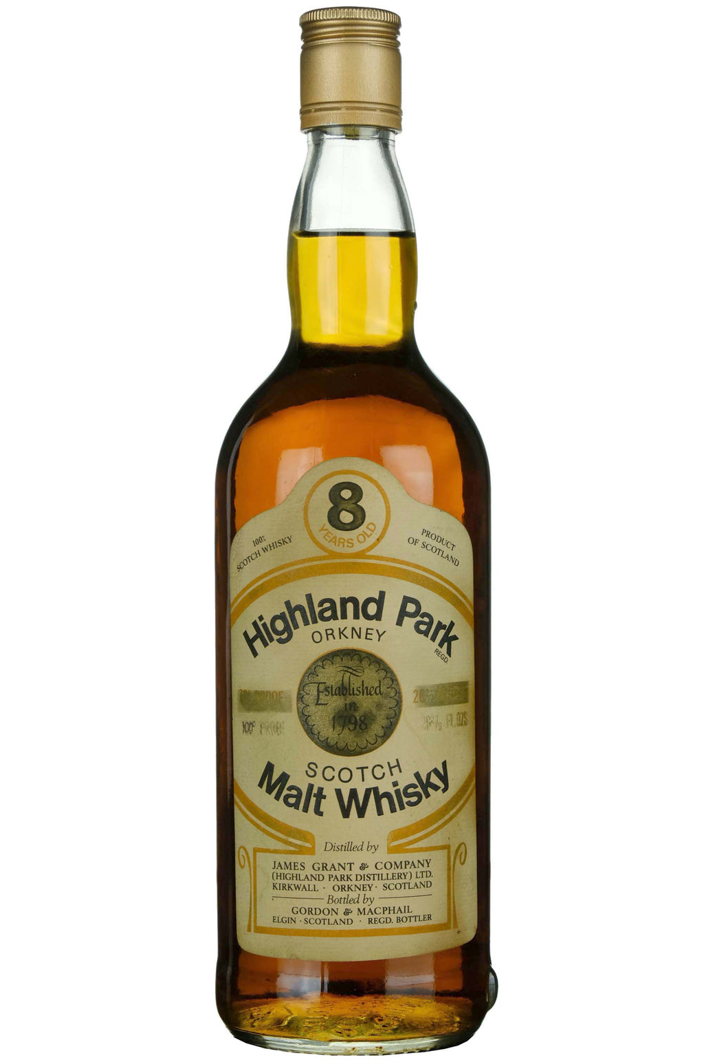 Highland Park 8 Gordon & MacPhail 1970s 100 Proof - Whisky-Online Shop