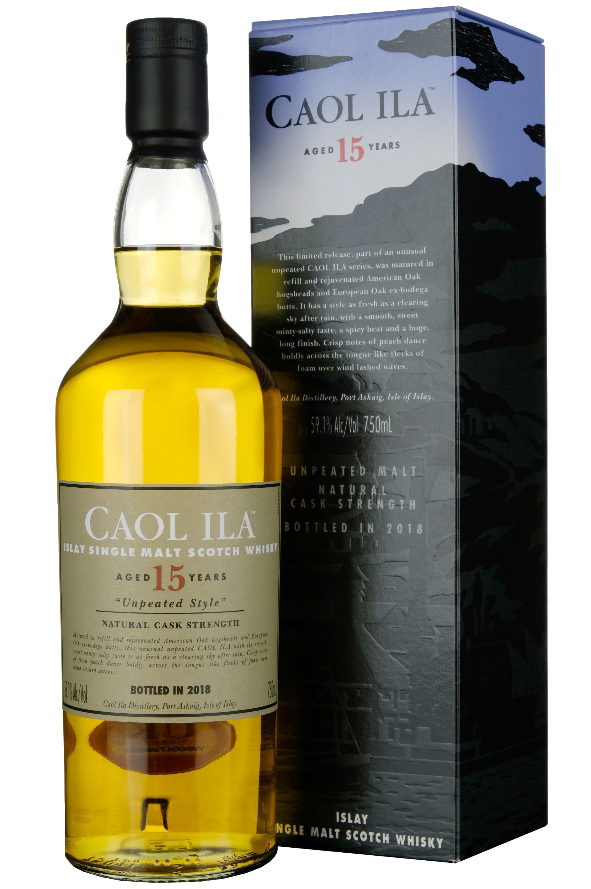 Caol Ila 15 Year Old Cask Strength Bottled 2018 - Whisky-Online Shop