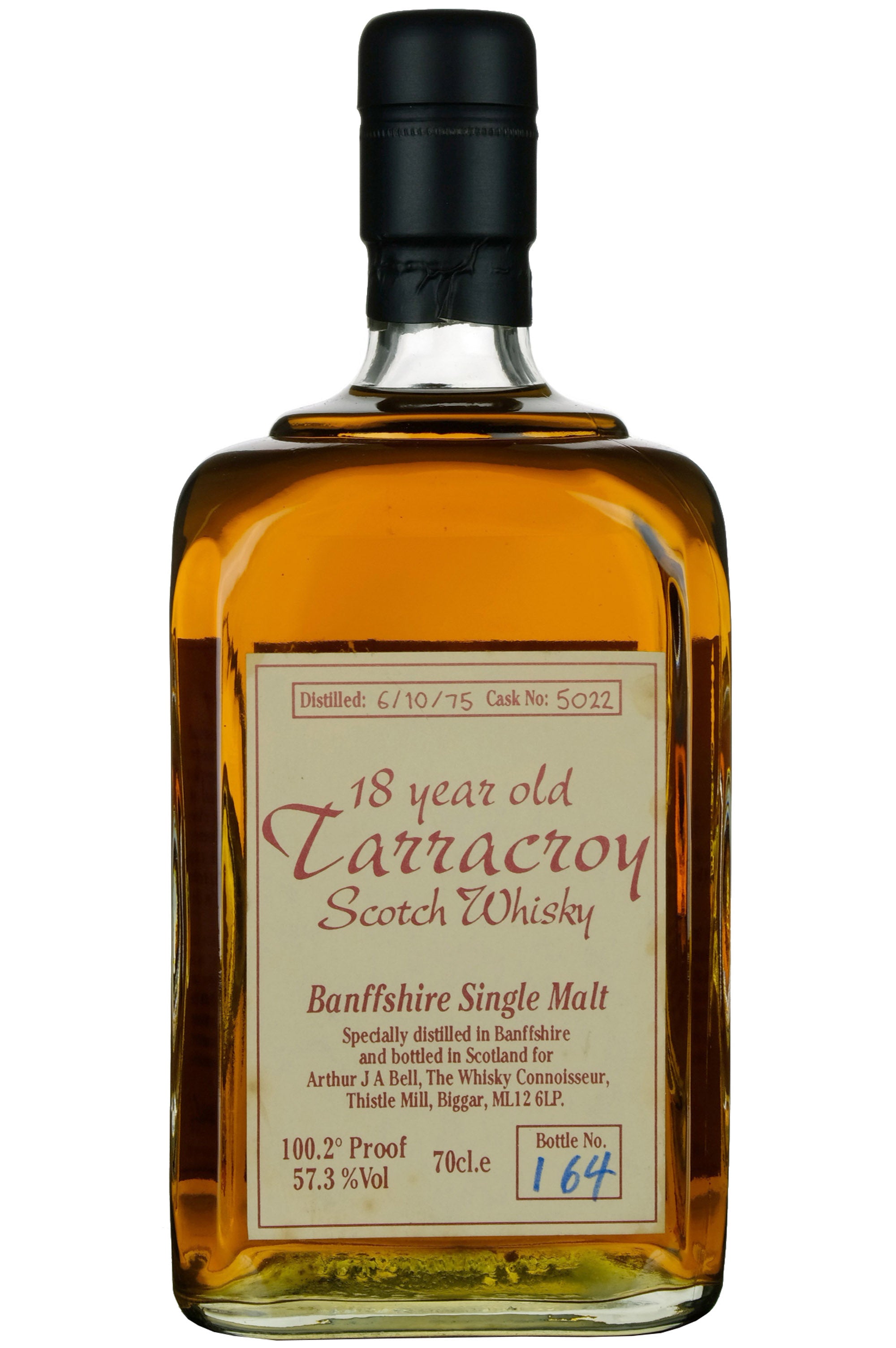 Tarracroy (Aultmore) 1975 | 18 Year Old The Whisky Connoisseur Single ...
