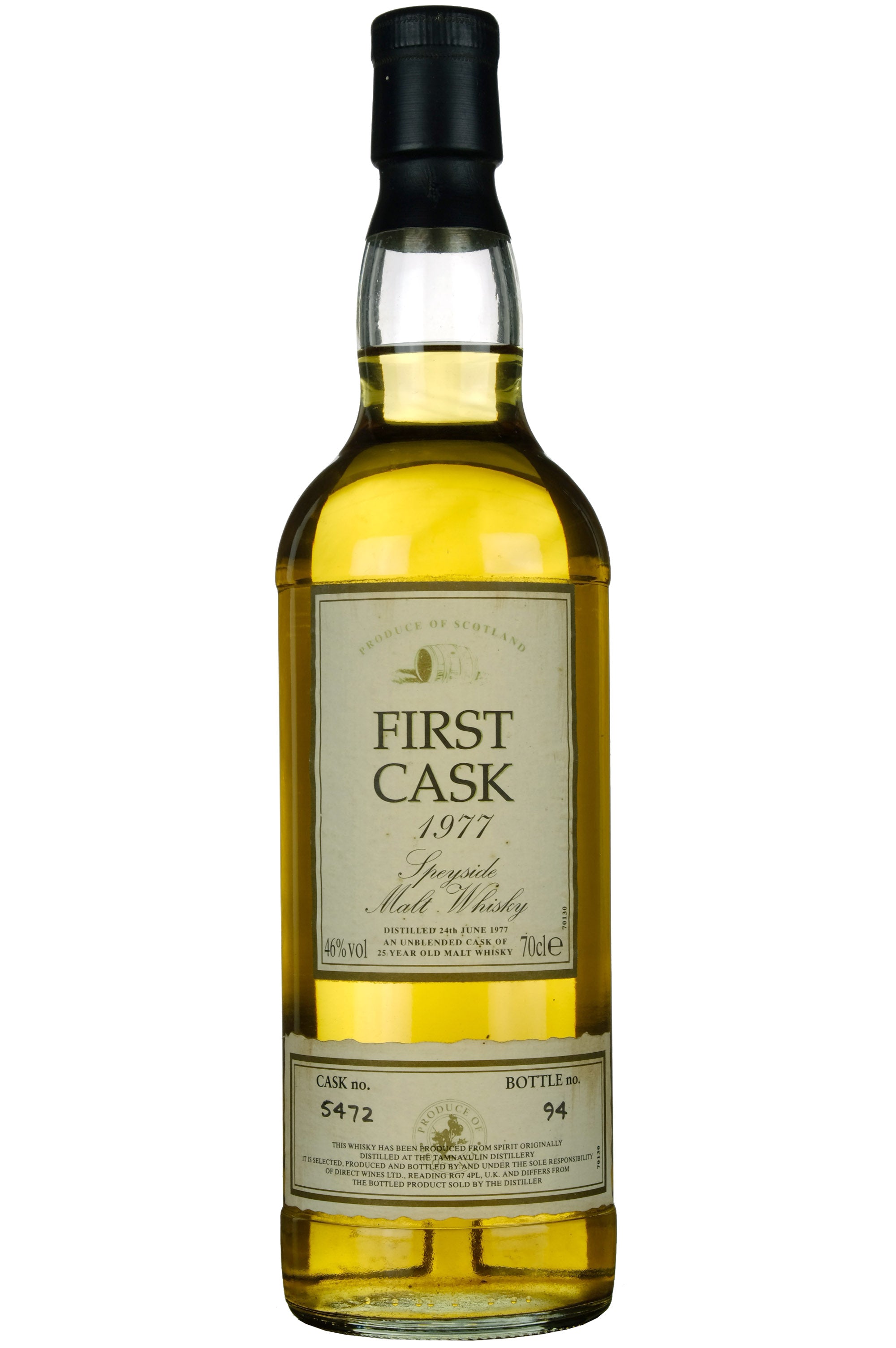 Tamnavulin 1977 | 25 Year Old First Cask Single Cask 5472 - Whisky ...