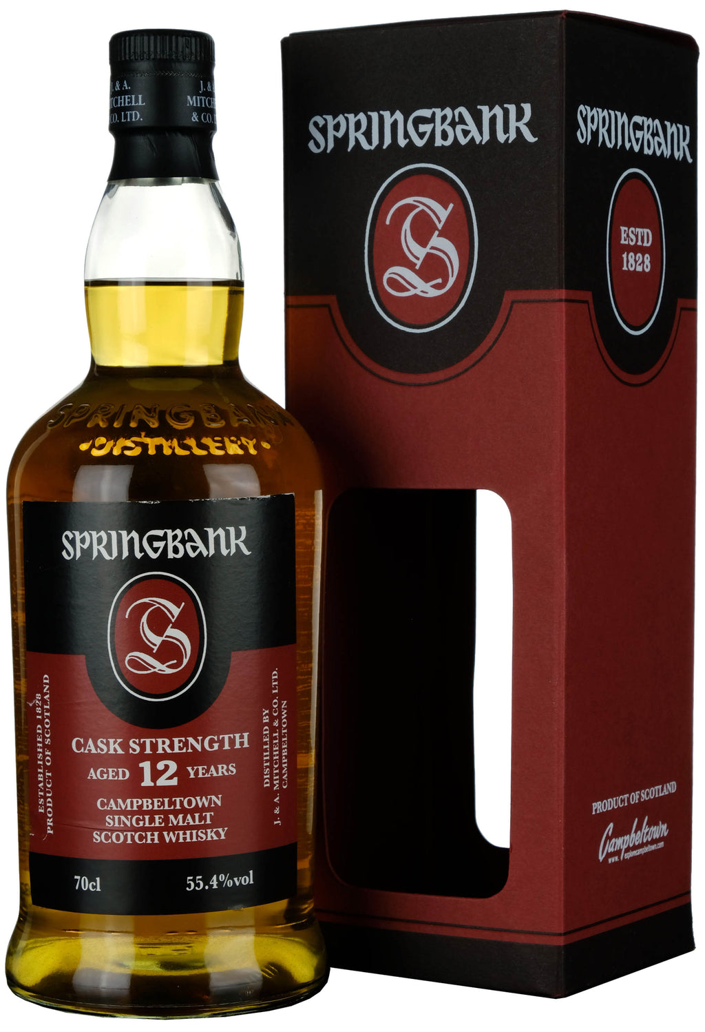 Springbank 12 Year Old Cask Strength 55.4% Bottled 2021 - Whisky-Online ...