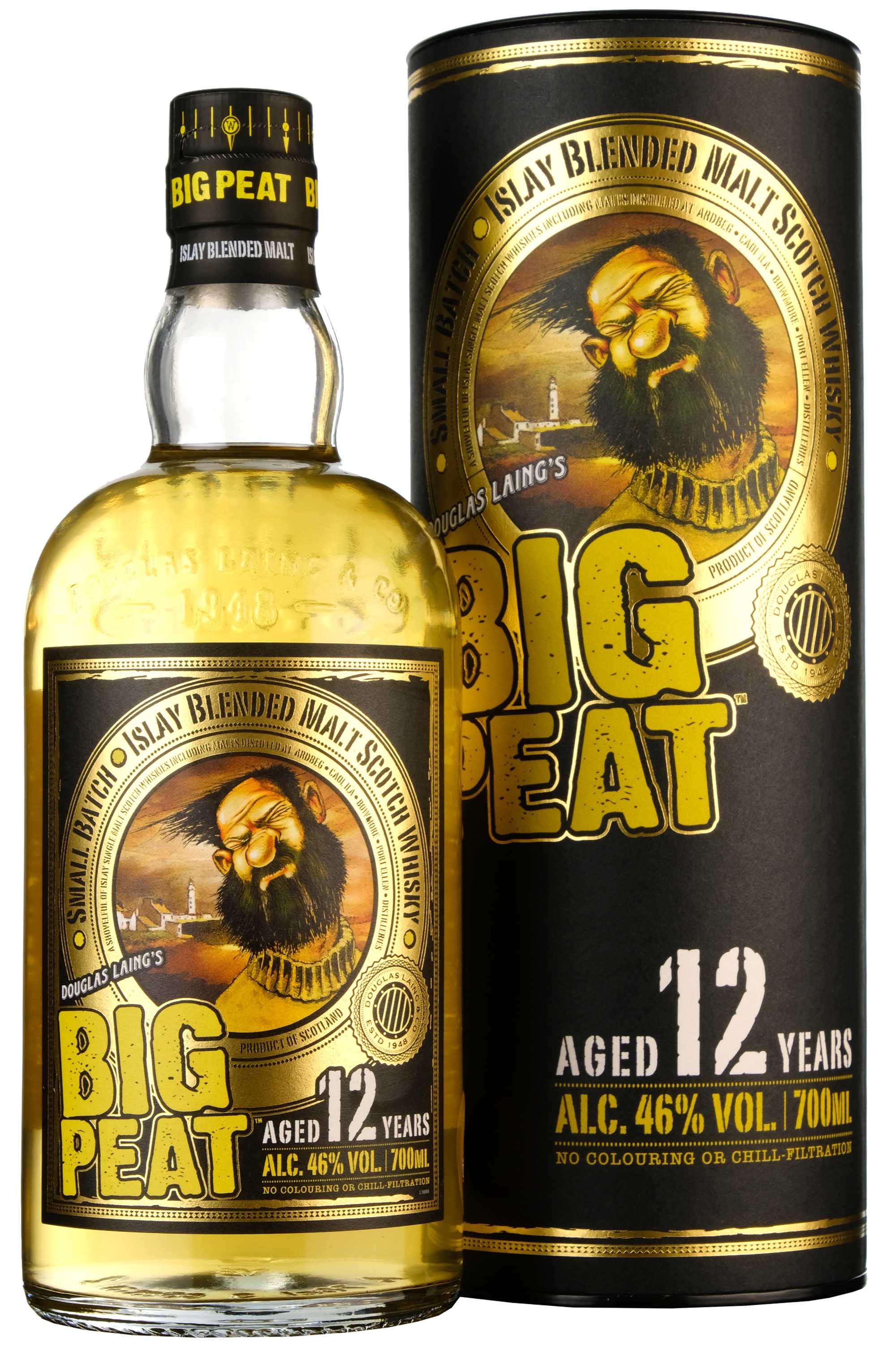 Big Peat 12 Year Old Islay Blended Malt - Whisky-Online Shop