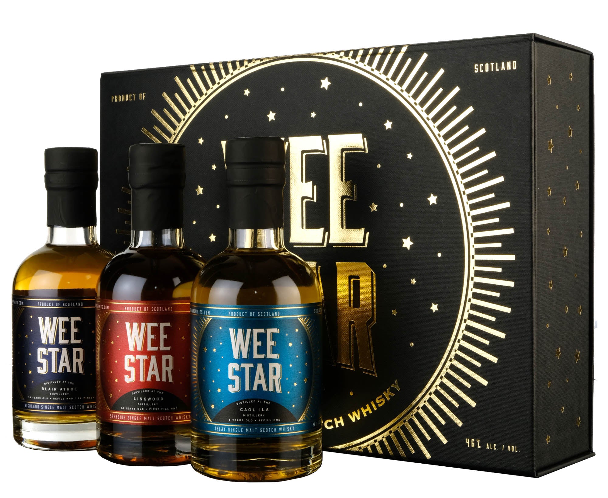 North Star Wee Star 3x20cl Tasting Pack - Whisky-Online Shop
