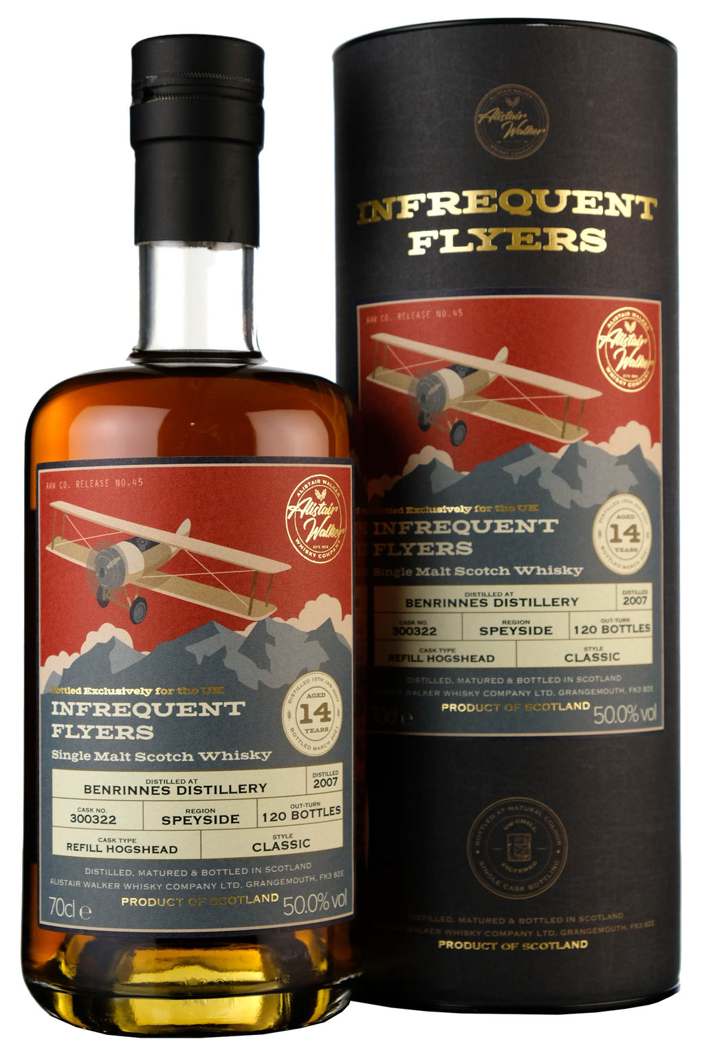 Benrinnes 2007 14 Year Old Infrequent Flyers - Whisky-Online Shop