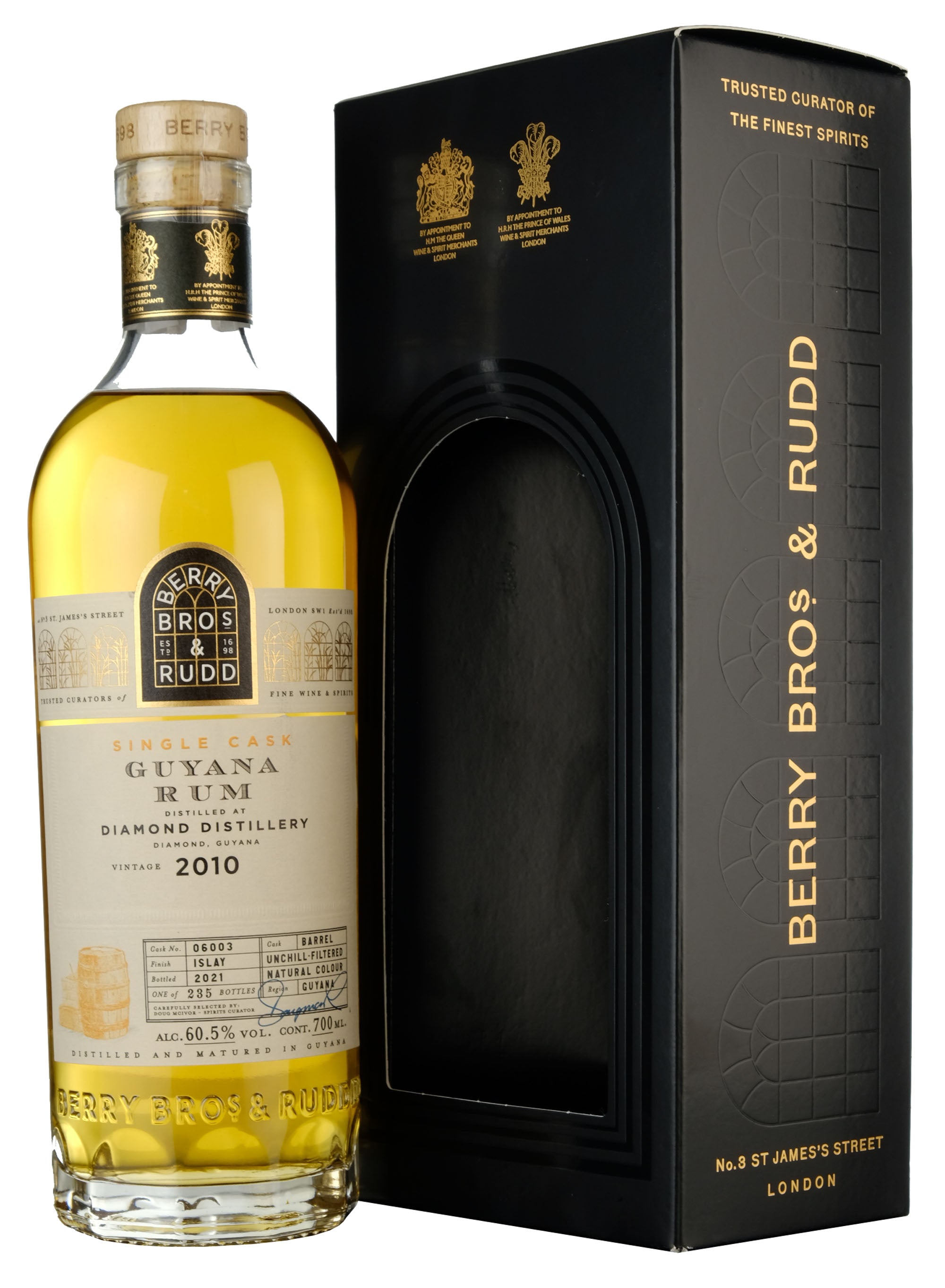 Diamond Distillery Rum 2010 Berry Bros - Whisky-Online Shop