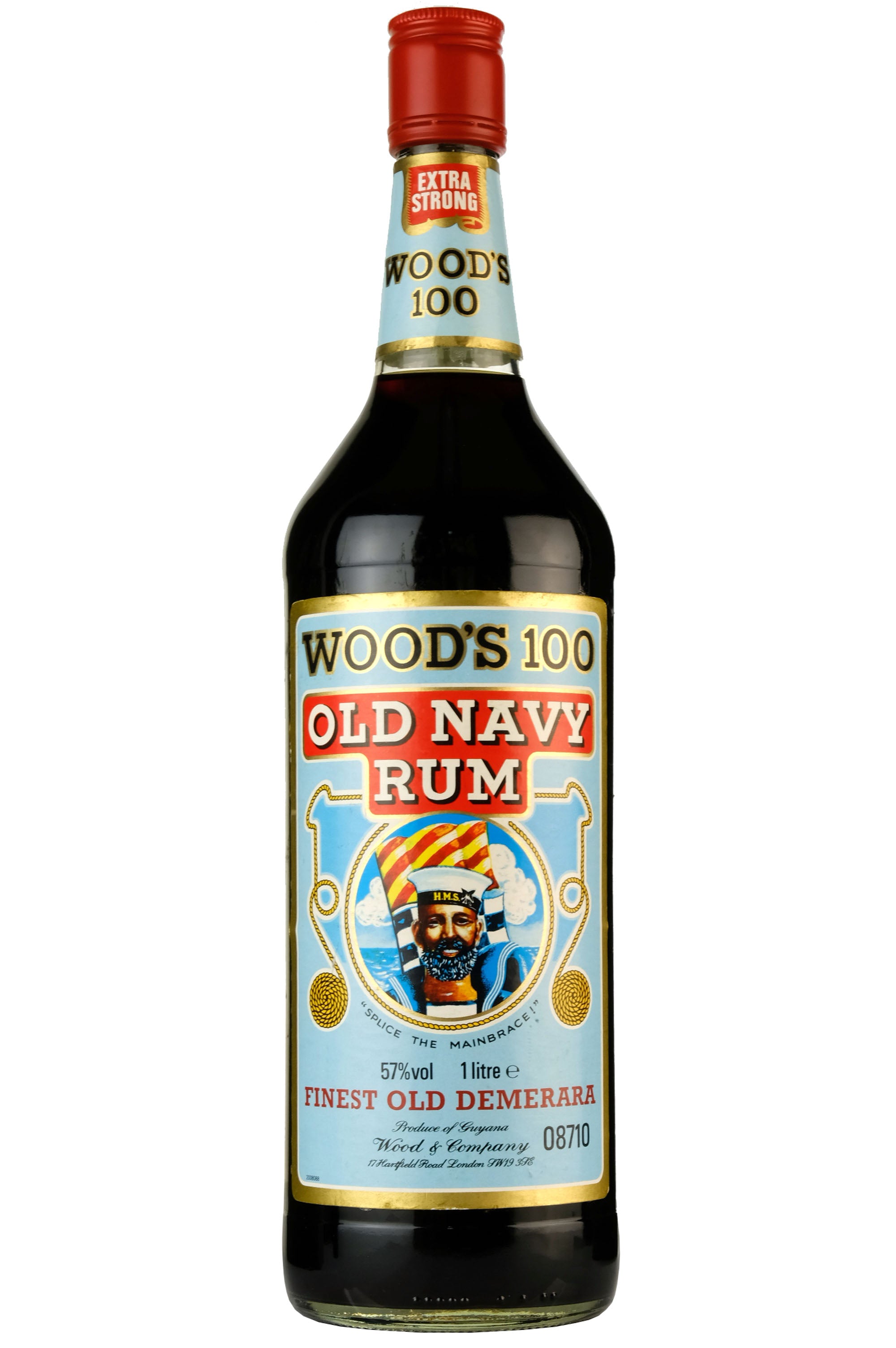 Wood's 100 Litre Old Navy Rum 1980s - Whisky-Online Shop