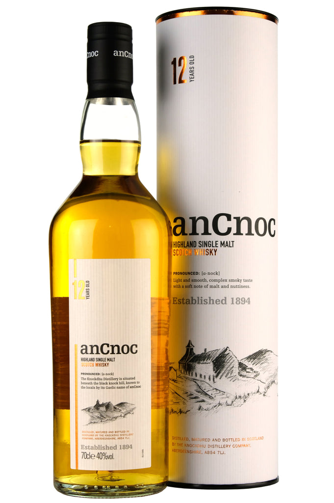 AnCnoc 12 Year Old Single Malt Whisky - Whisky-Online Shop