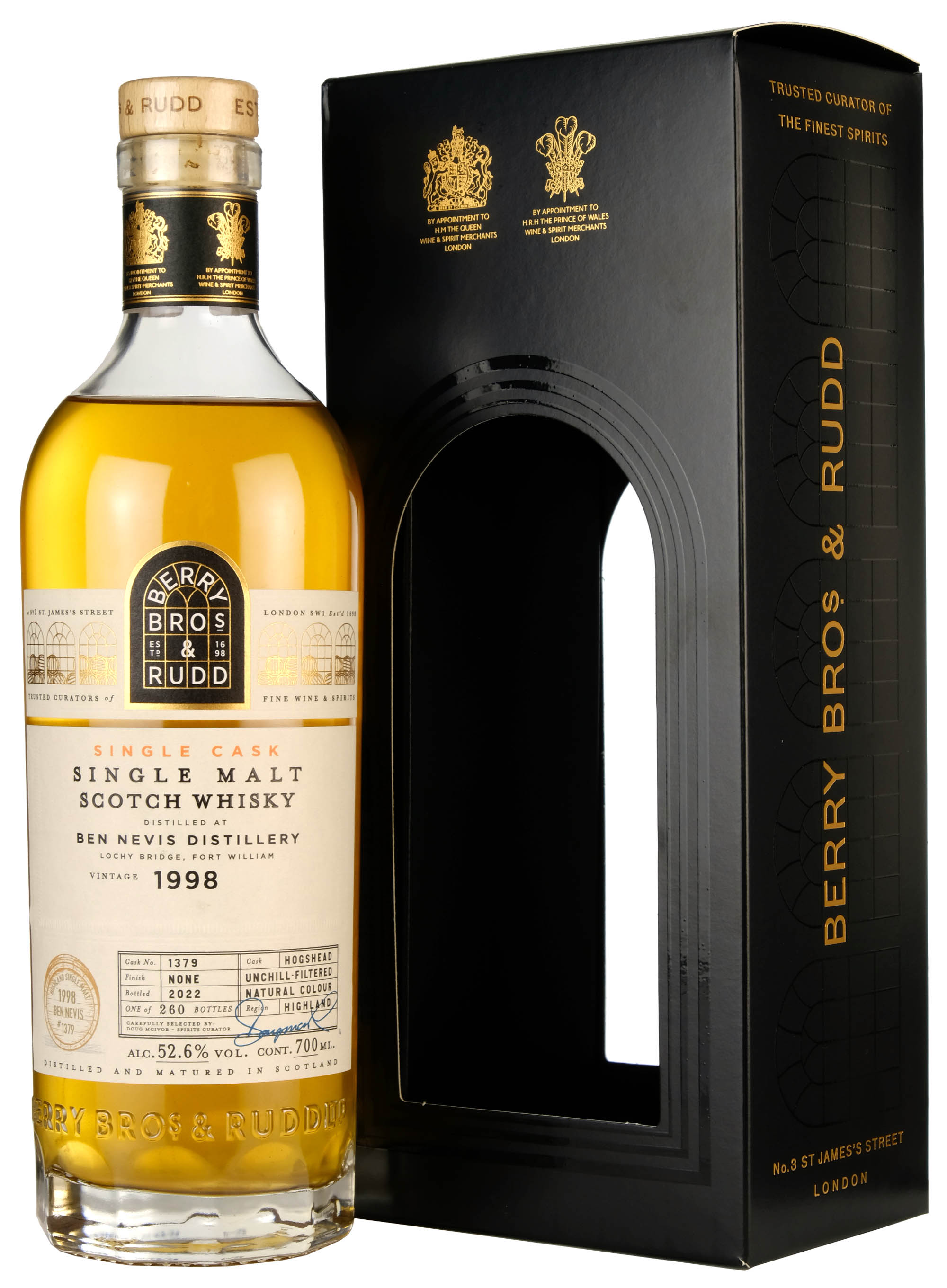 Ben Nevis 1998 - 24 Year Old | Berry Bros & Rudd Single Cask 1379 ...