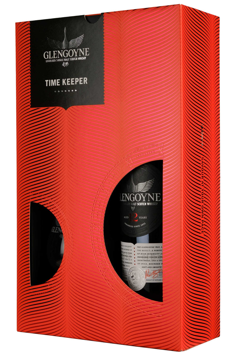 Glengoyne 12 Year Old Time Keeper Gift Pack + Glass - Whisky-Online Shop