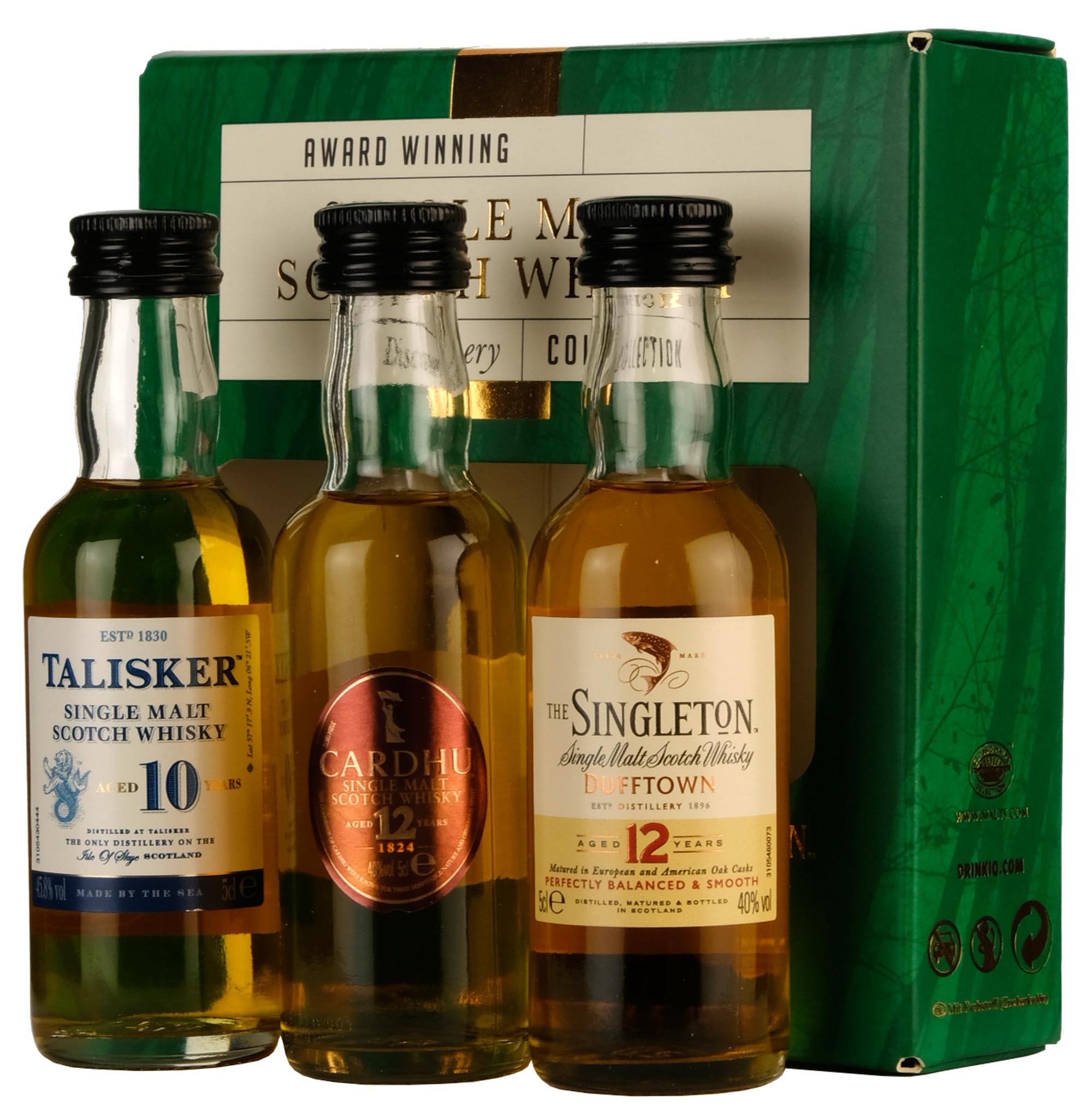 Single Malt Whisky Collection Mini Gift Set - Whisky-Online – Whisky ...