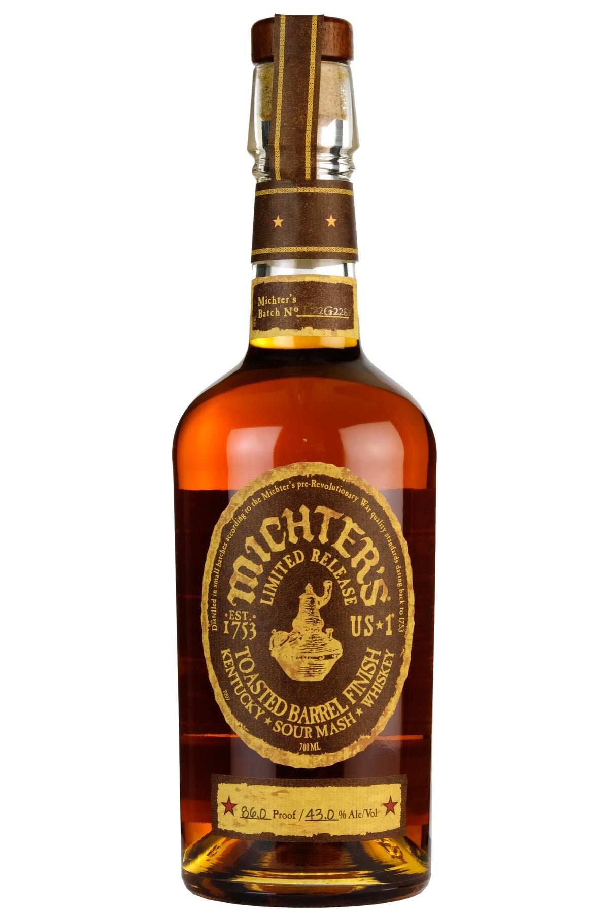 Michter's US*1 Toasted Sour Mash Small Batch Bottled 2022 - Whisky-Online Shop