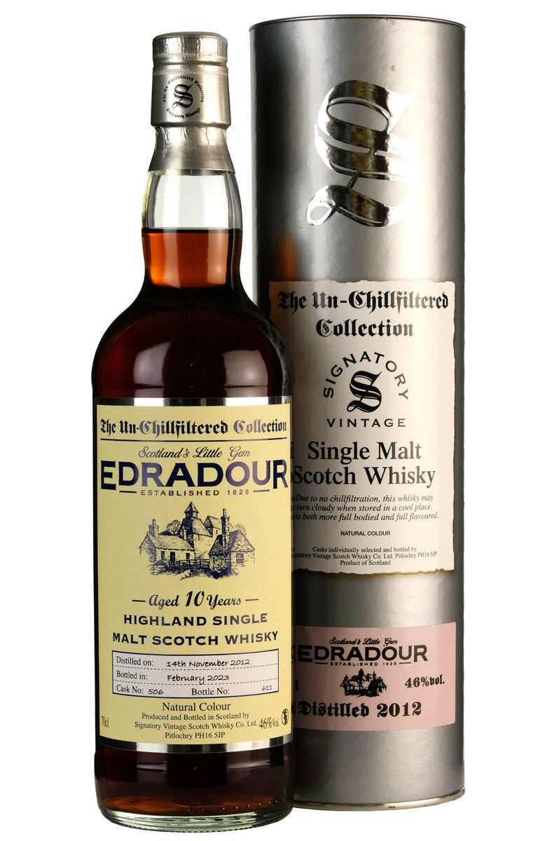Edradour 2012 10 Year Old Signatory Cask 506 - Whisky-Online – Whisky ...