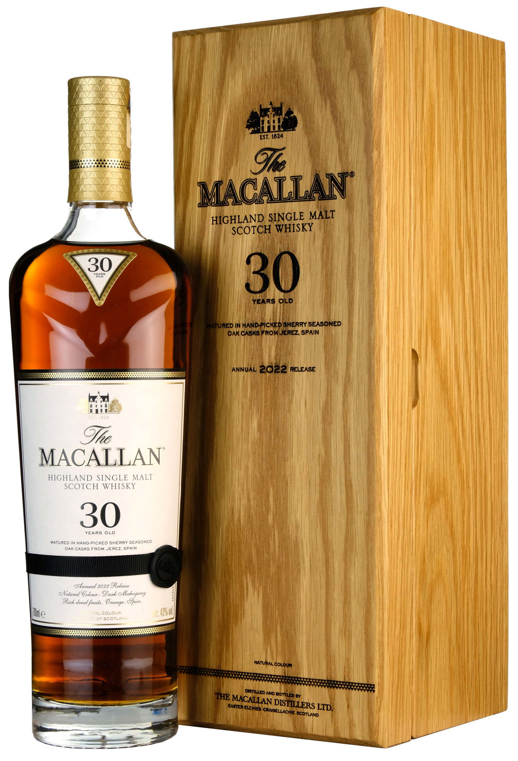 Macallan 30 Year Old Sherry Oak 2022 - Whisky-Online Shop