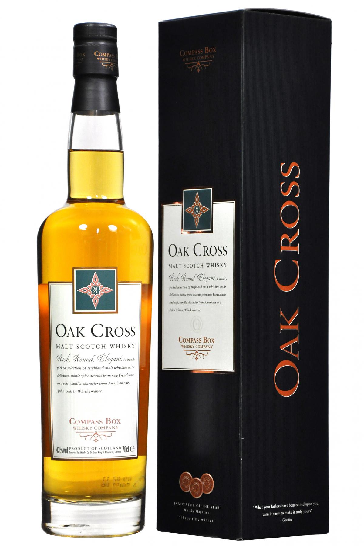Oak Cross Malt Scotch Whisky - Whisky Online Shop – Whisky-Online Shop