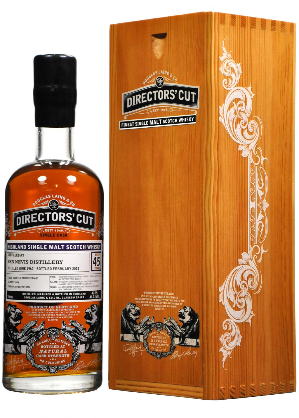 Ben Nevis 1967 Directors' Cut - 45 Year Old - Douglas Laing Whisky ...