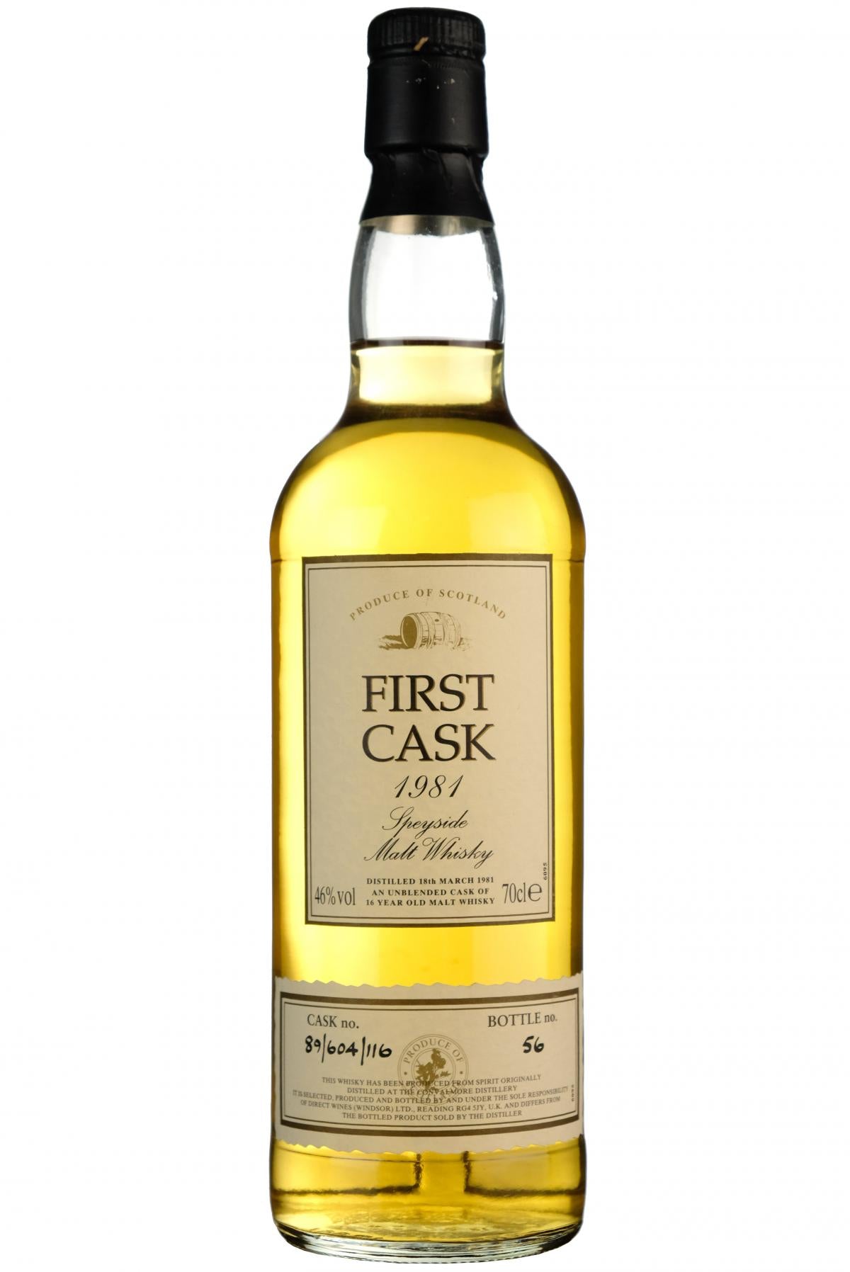 Convalmore 1981-1997 - 16 Year Old - First Cask - Whisky-Online Shop