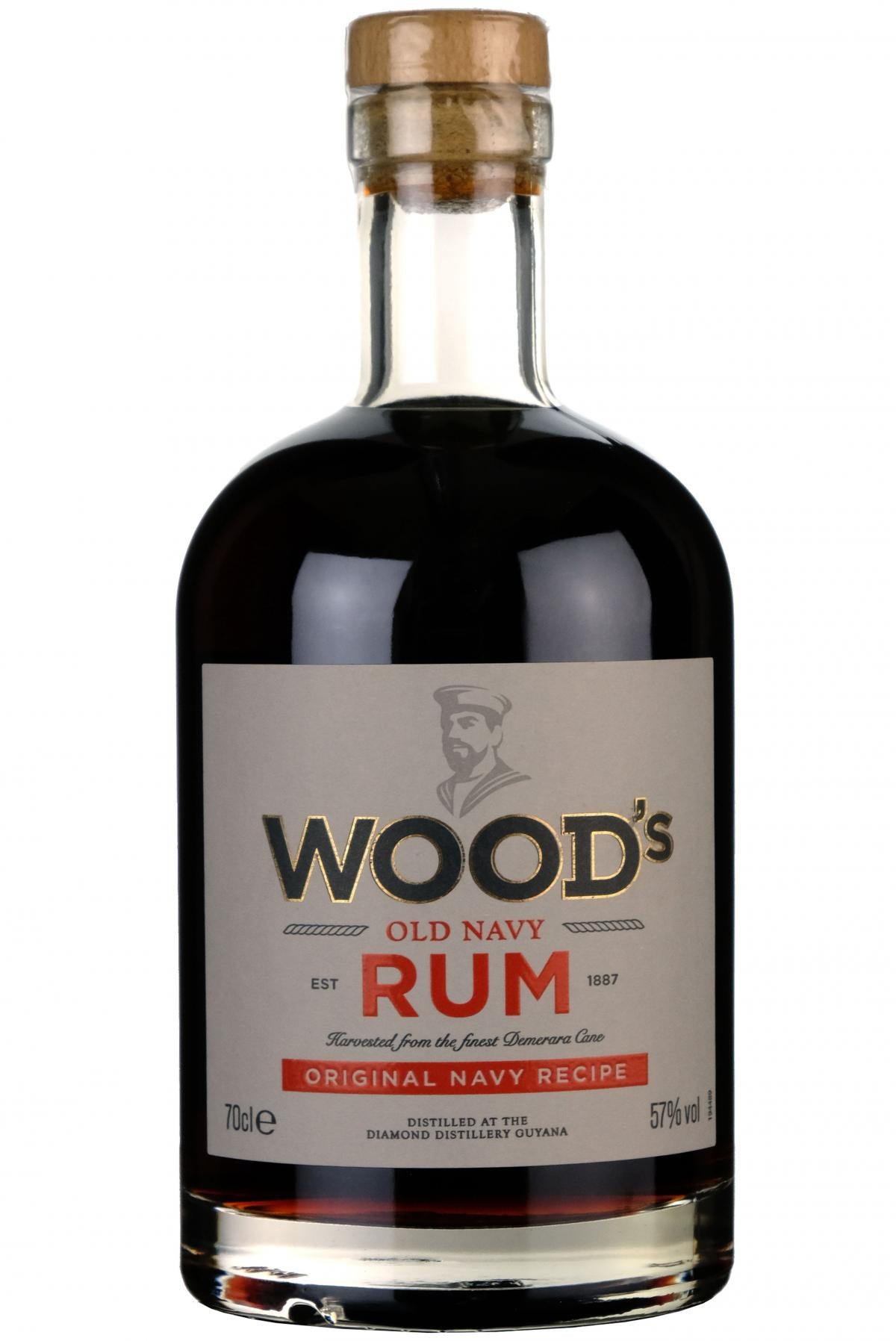 Wood's Old Navy Rum Original Navy Recipe - Whisky-Online Shop