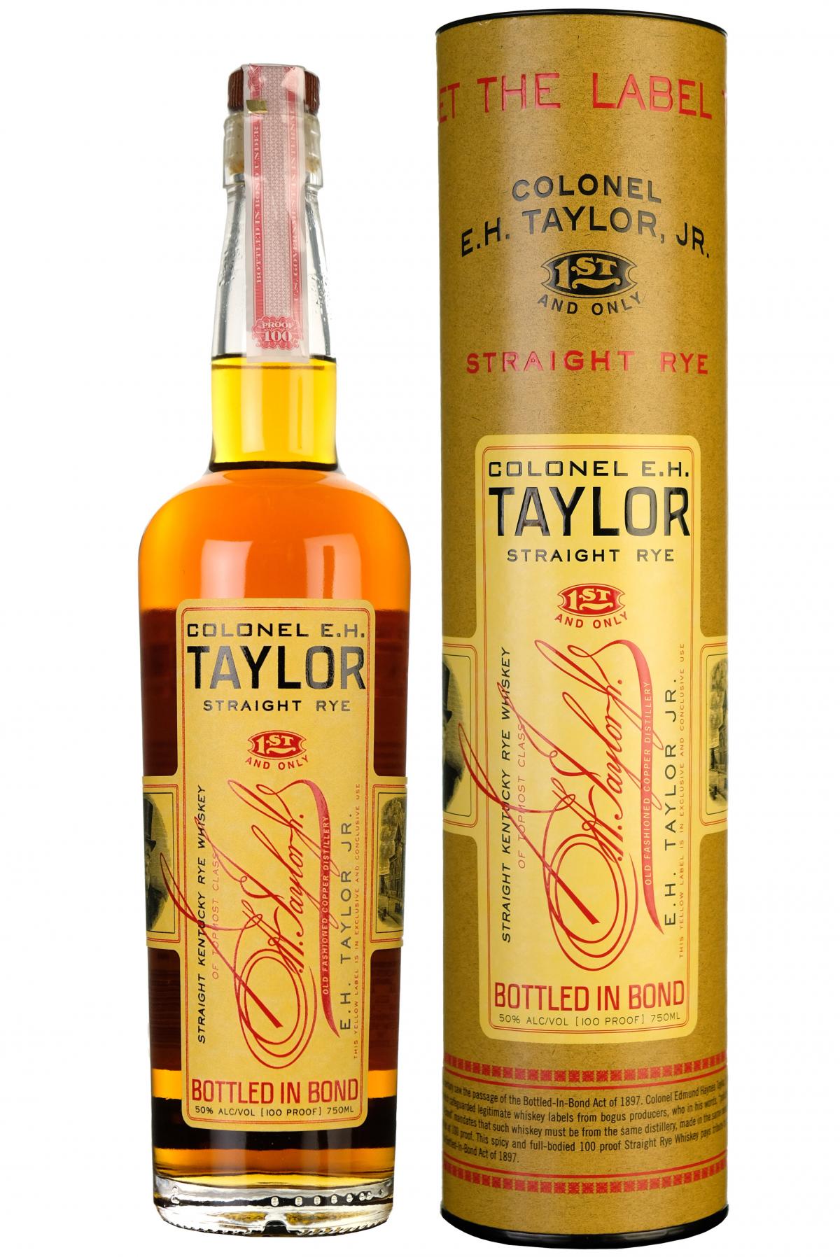 Colonel E.H. Taylor Straight Rye Whiskey - Whisky-Online Shop