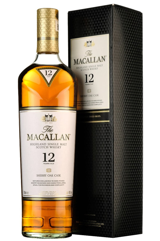 Macallan 12 Year Old Sherry Oak - Whisky-Online Shop