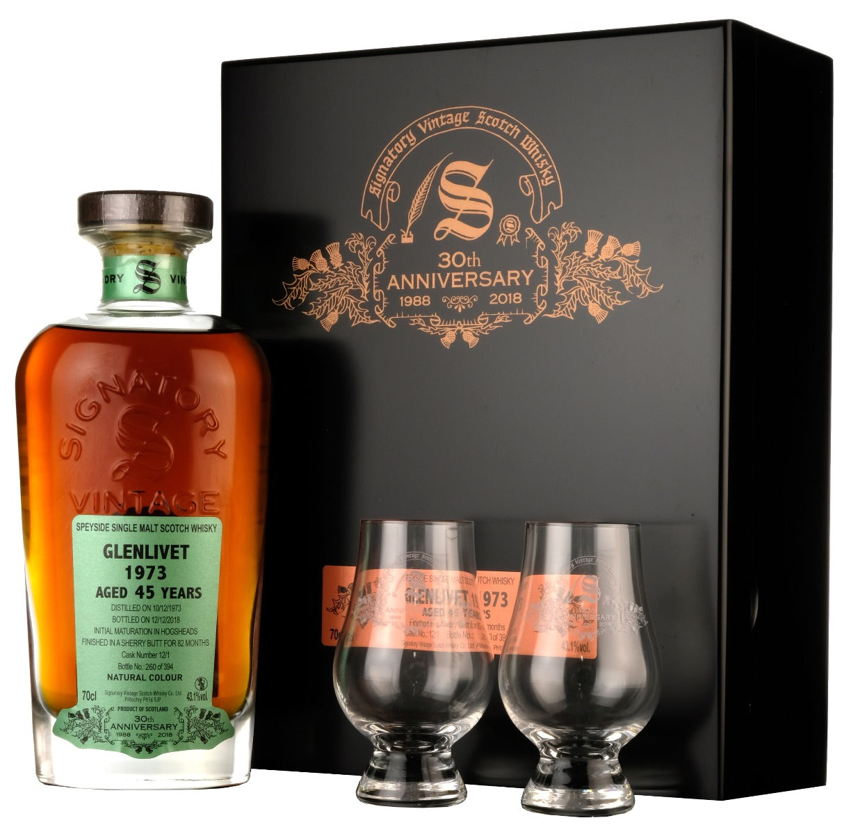 Glenlivet 1973 45 Year Old Signatory 30 - Whisky-Online Shop